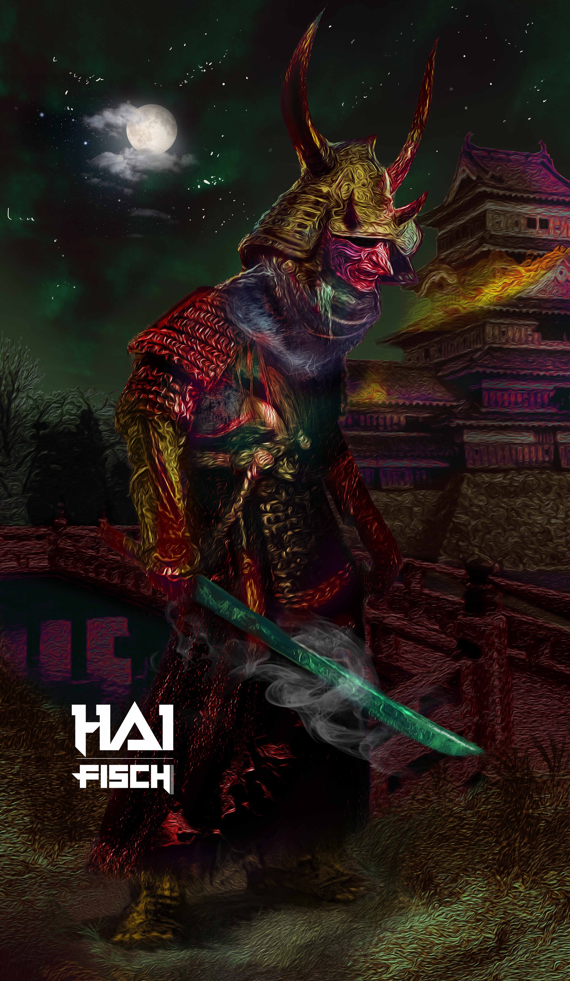 ArtStation - Zombie Samurai.