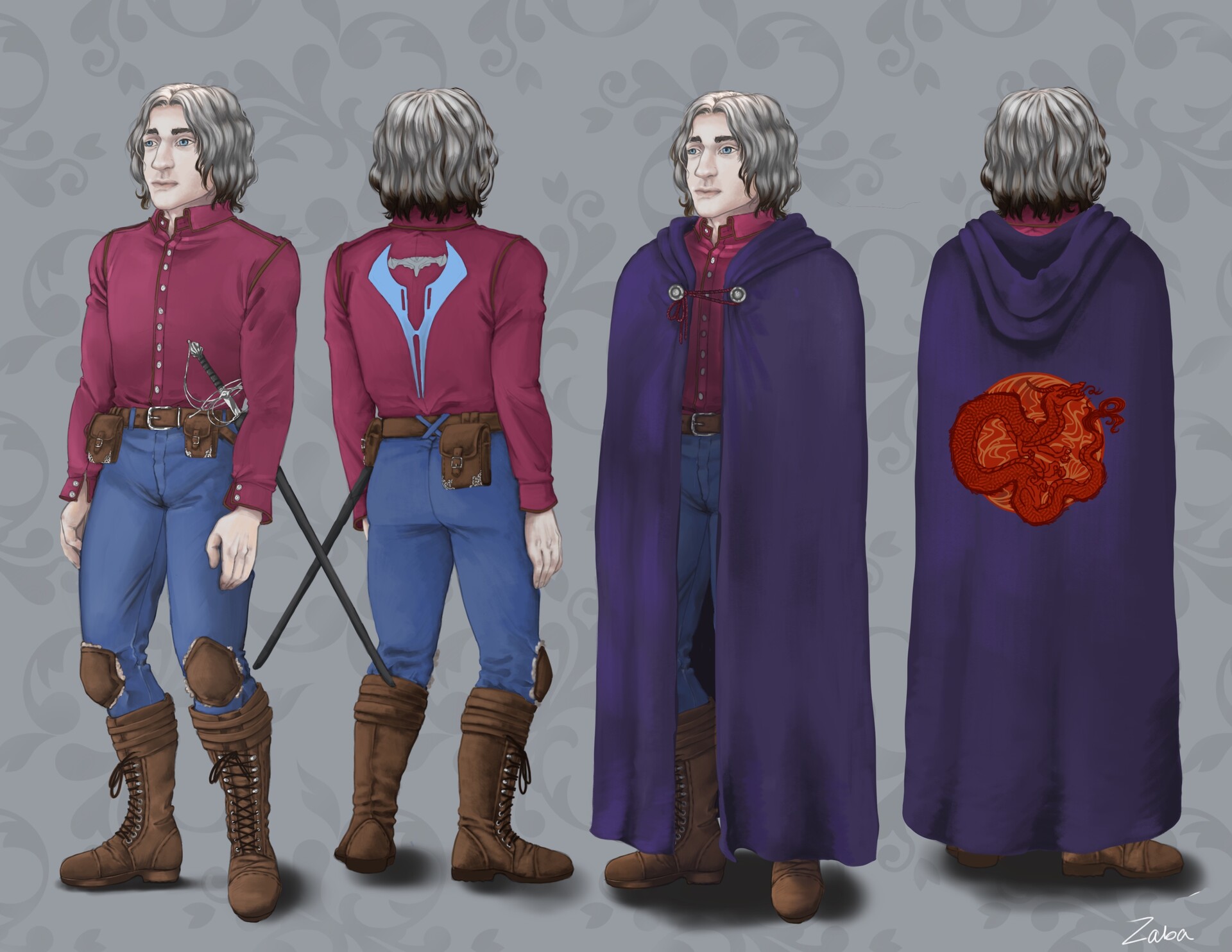 ArtStation - Character Sheet Commission