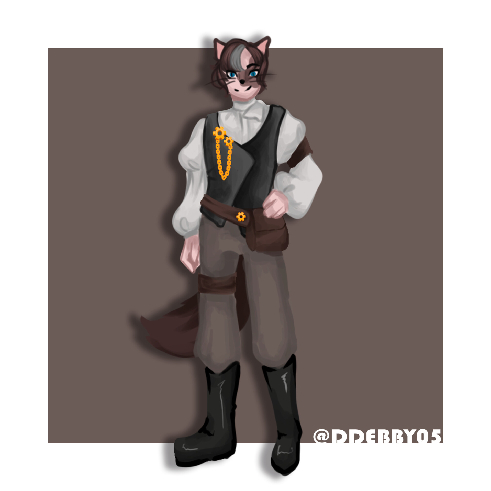 Deborah Gomes - Cats and Dogs Humanized SteamPunk Style - Character ...