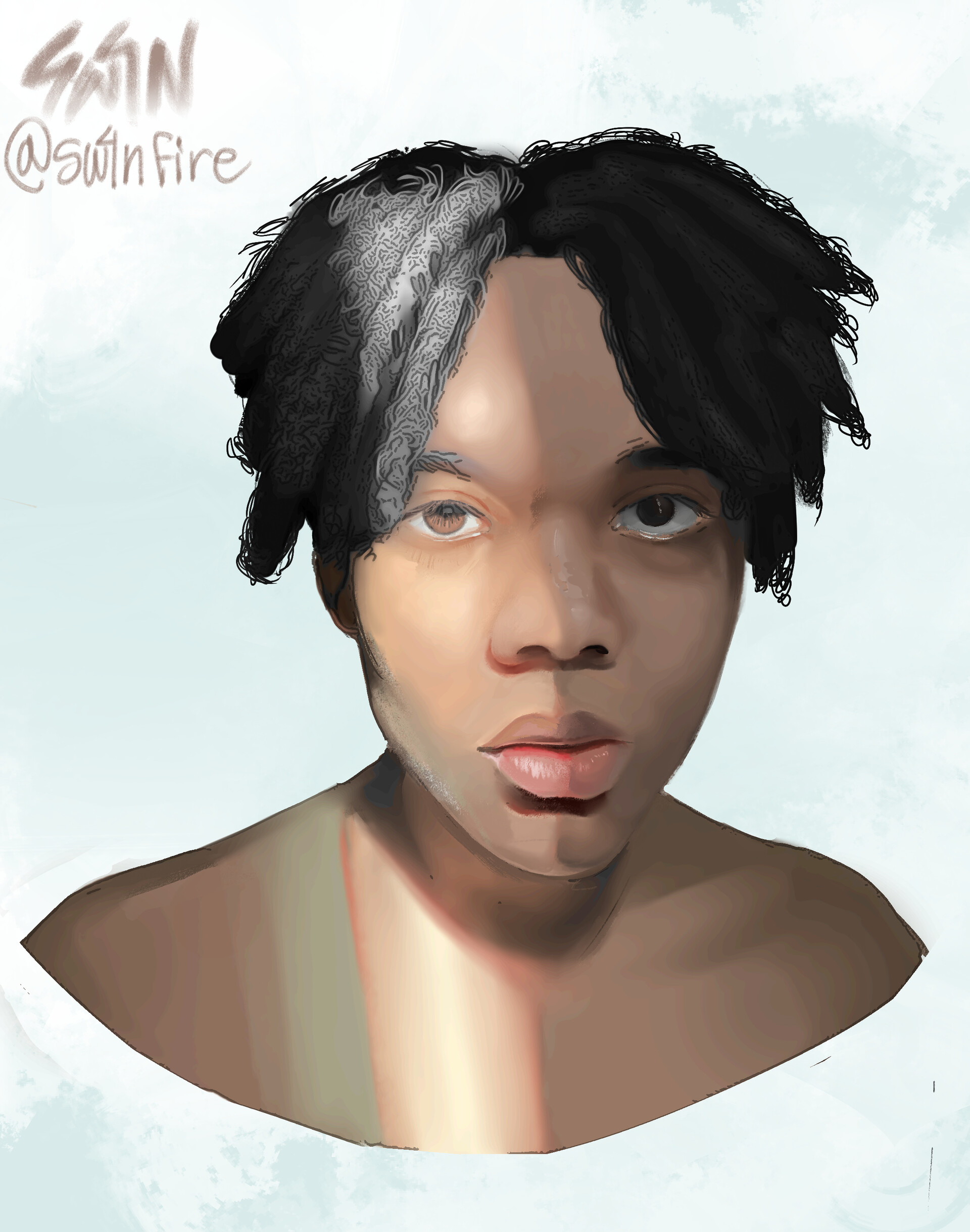 alaa Khalifa - D'angelo Wallace portrait