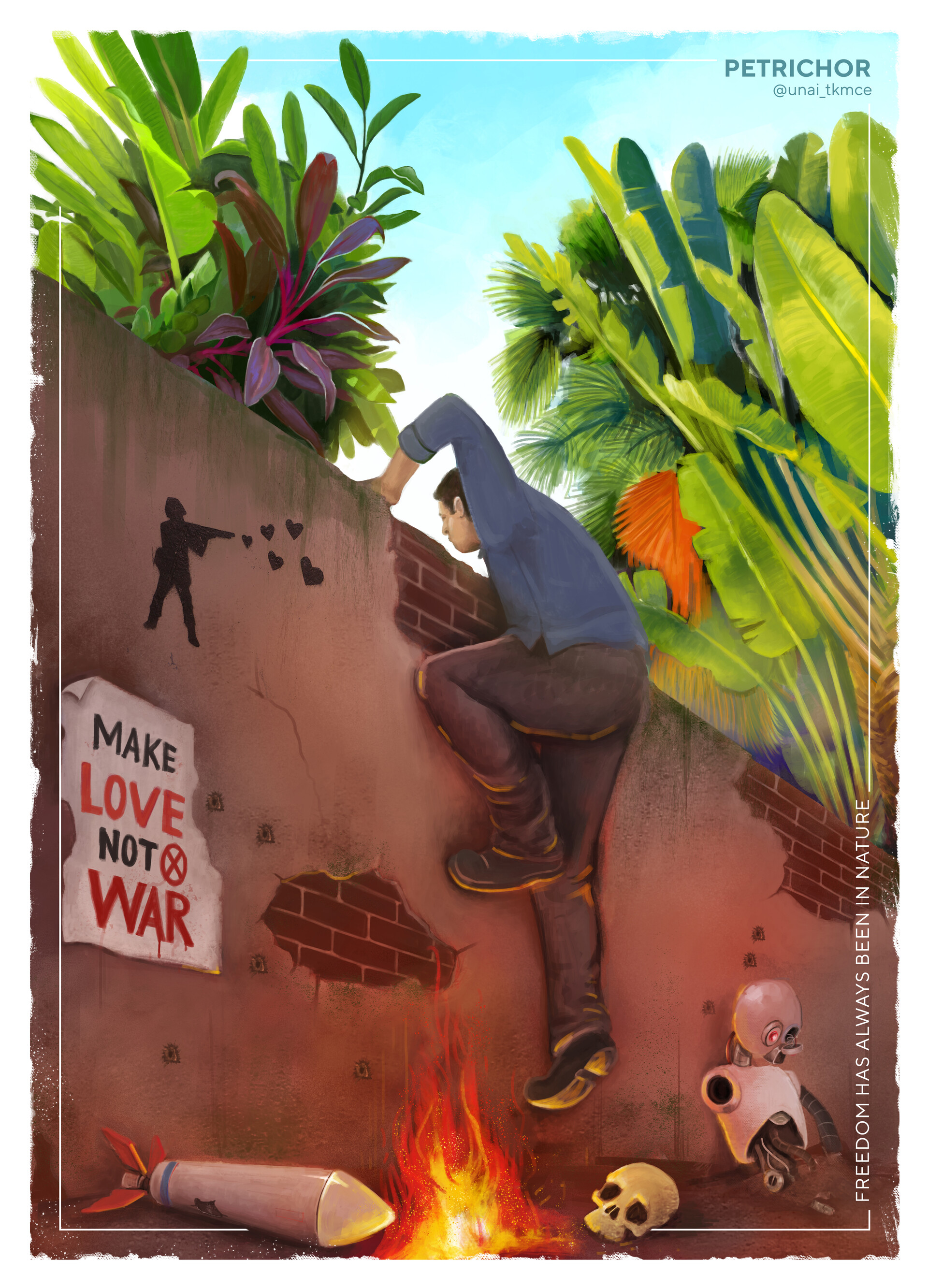 ArtStation - RUNAWAY - Digital Art Poster