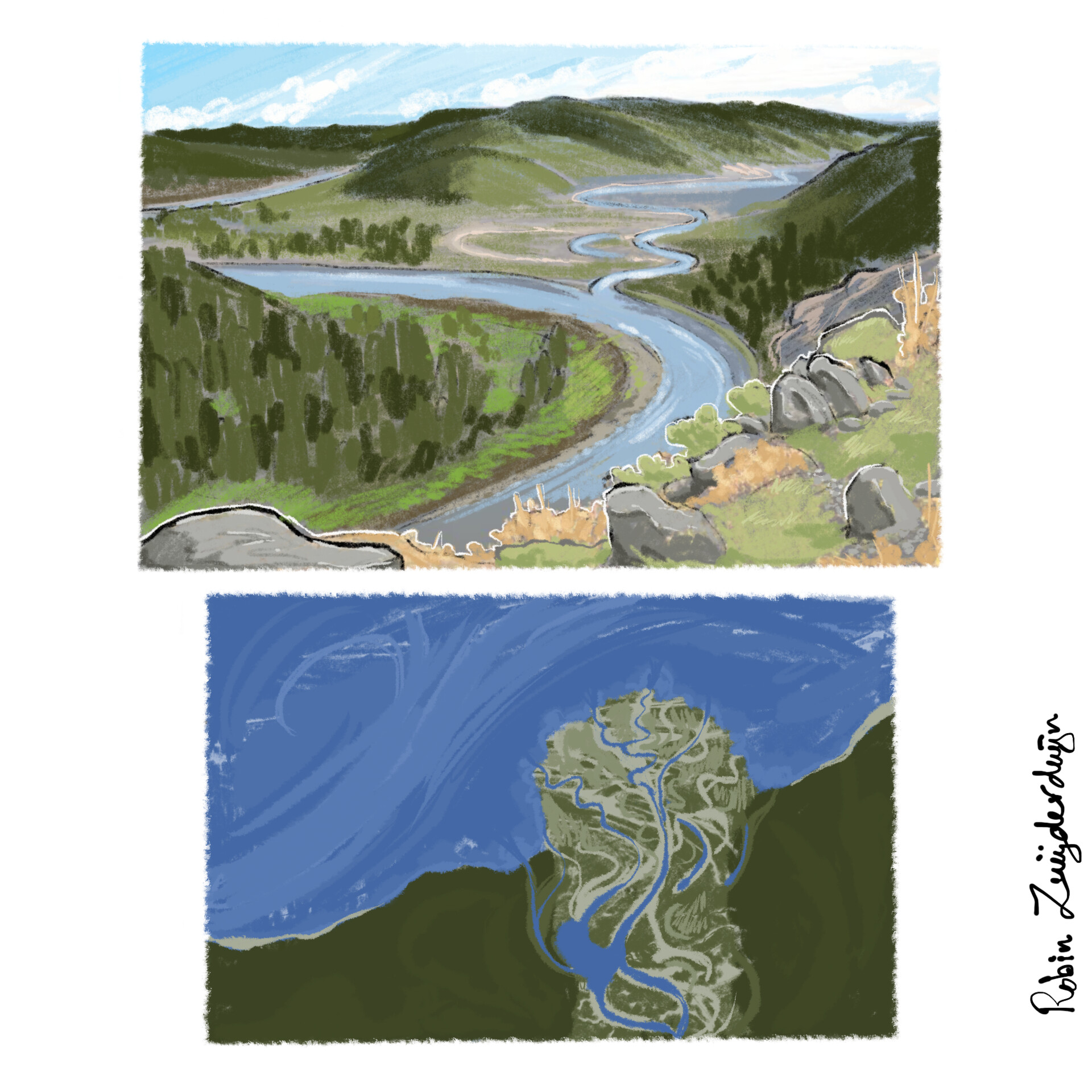 ArtStation - River Studies