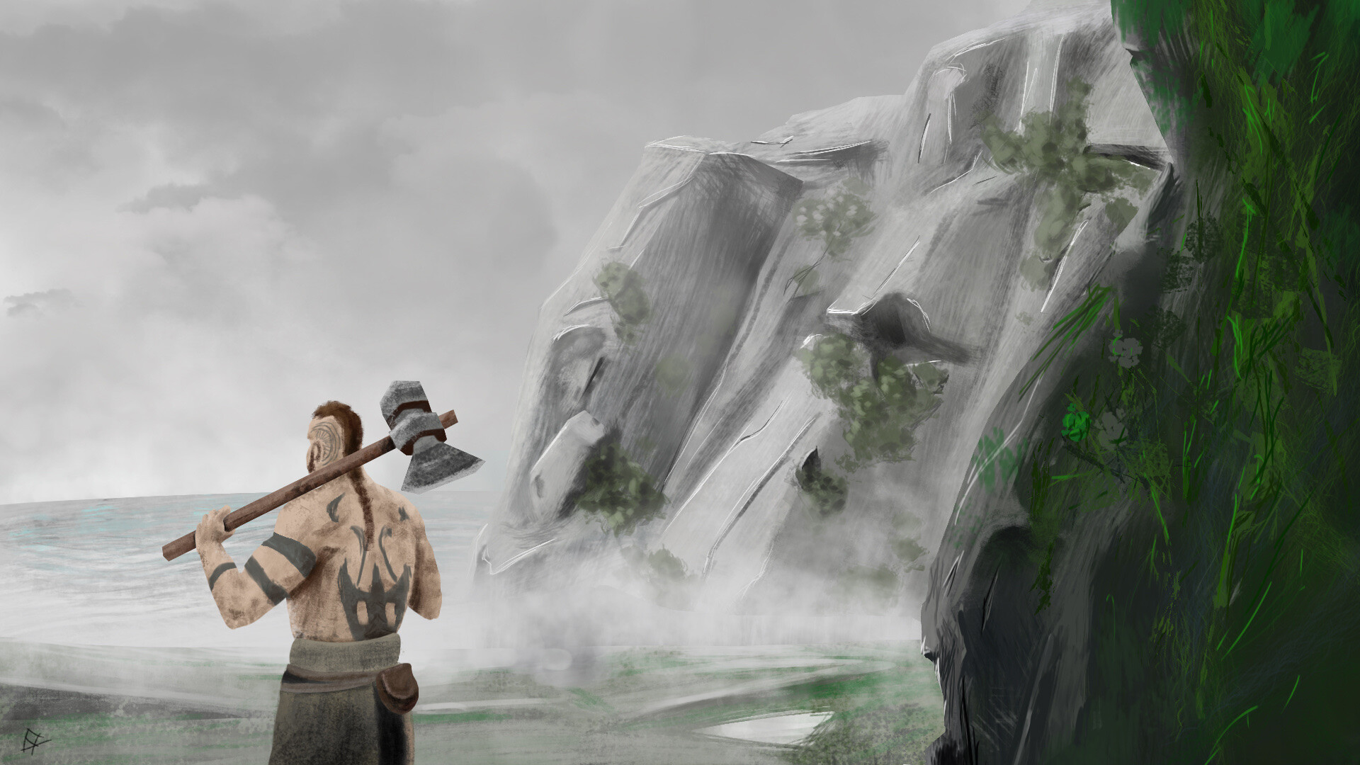 ArtStation - Lone Warrior