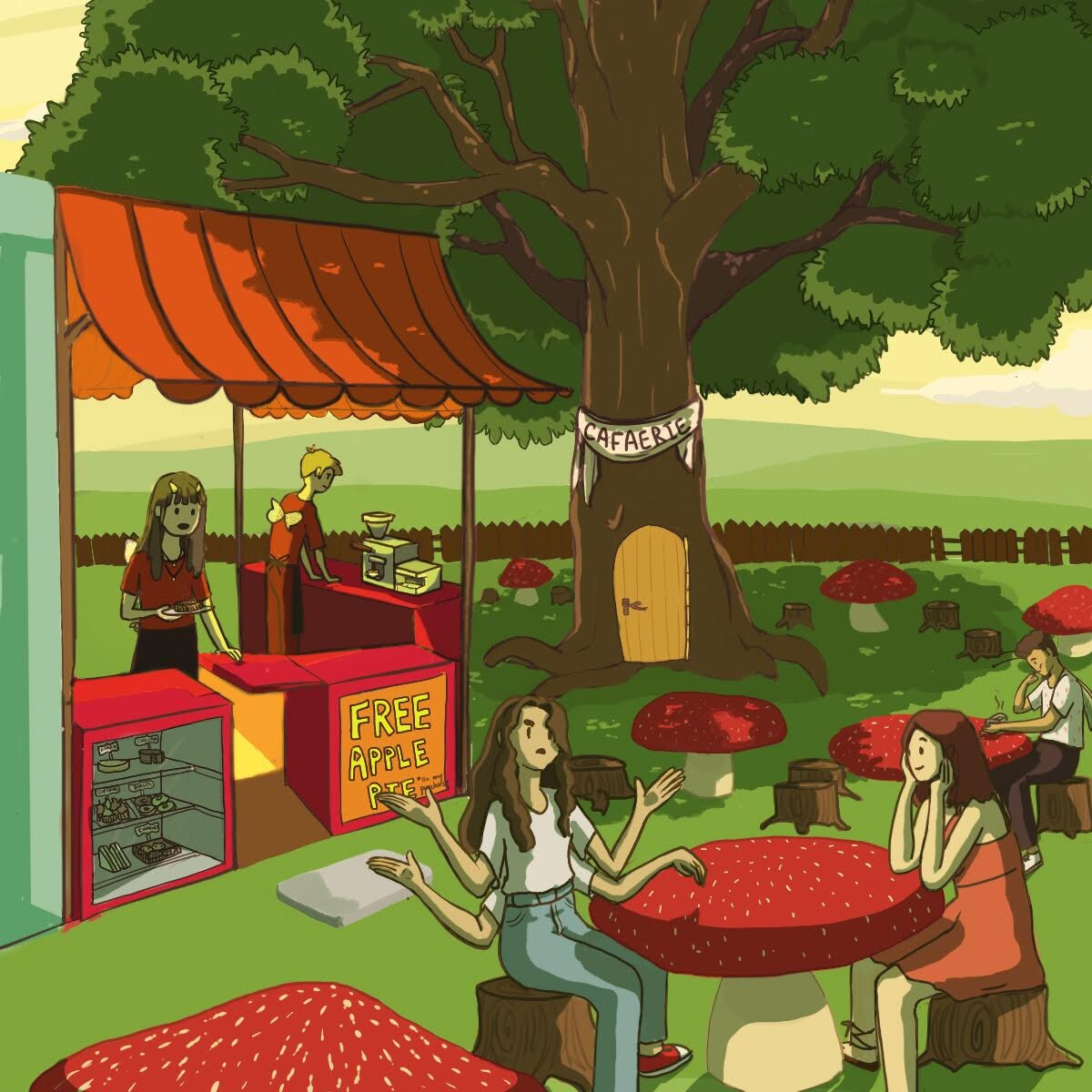 ArtStation - Fairy Tree Cafe