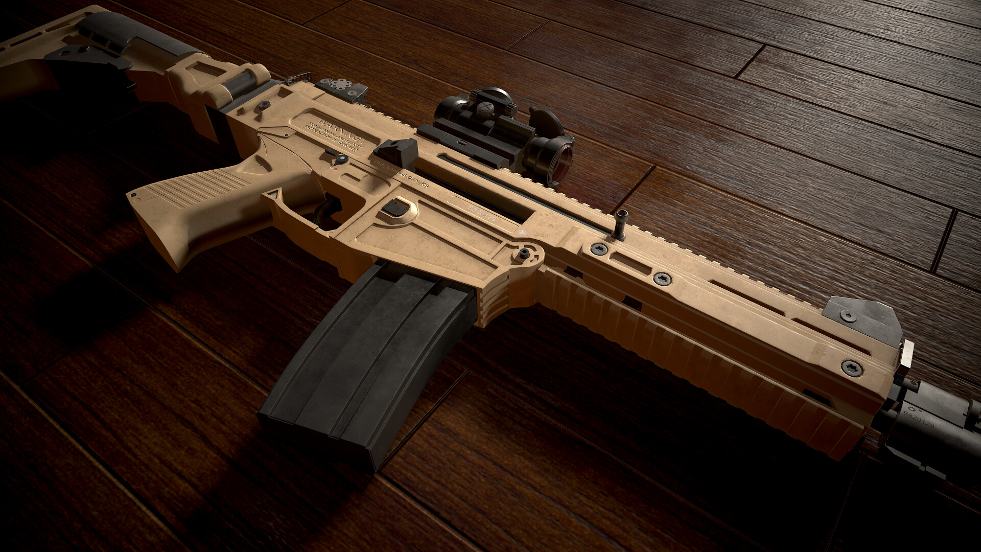 ArtStation - CZ 805 Bren SBR 3D Modeling