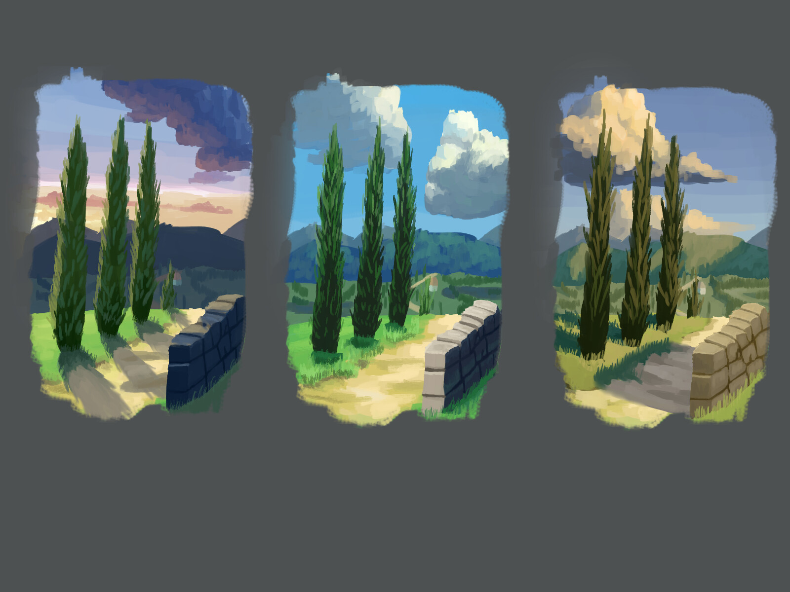 ArtStation - cast shadow practice