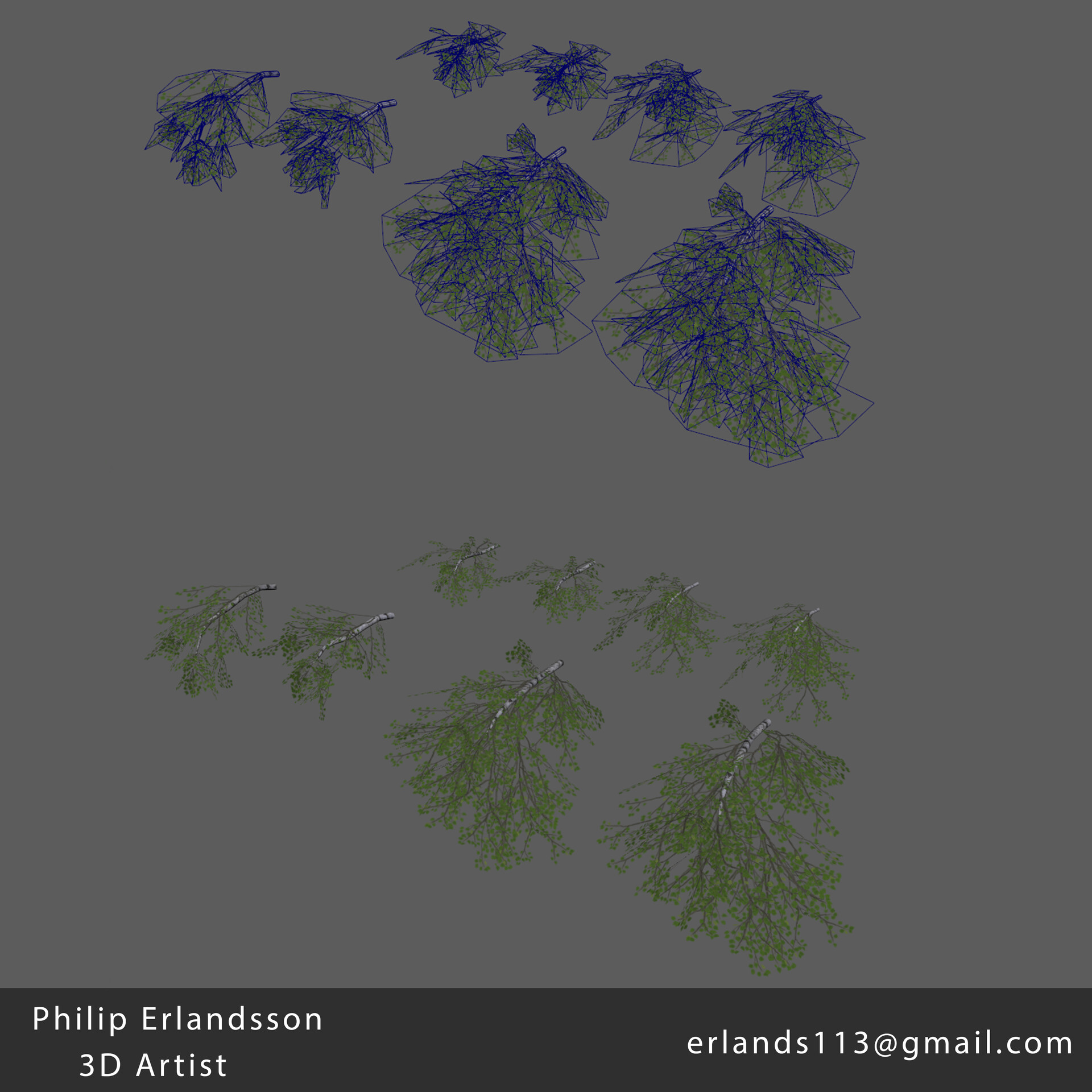 Philip Erlandsson - Breakdown: Forest Path, Trees Creation