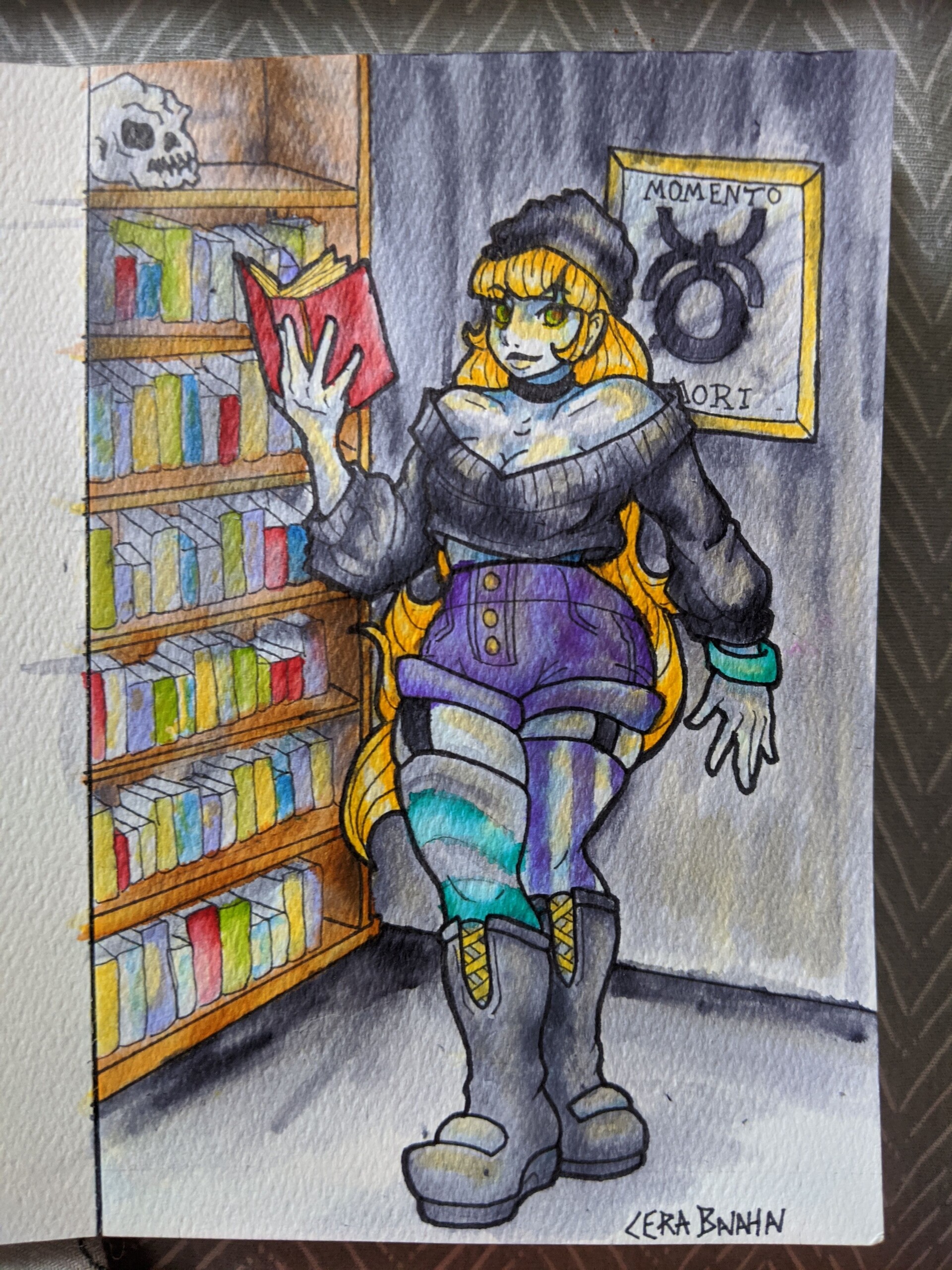 ArtStation - Librarian Goth