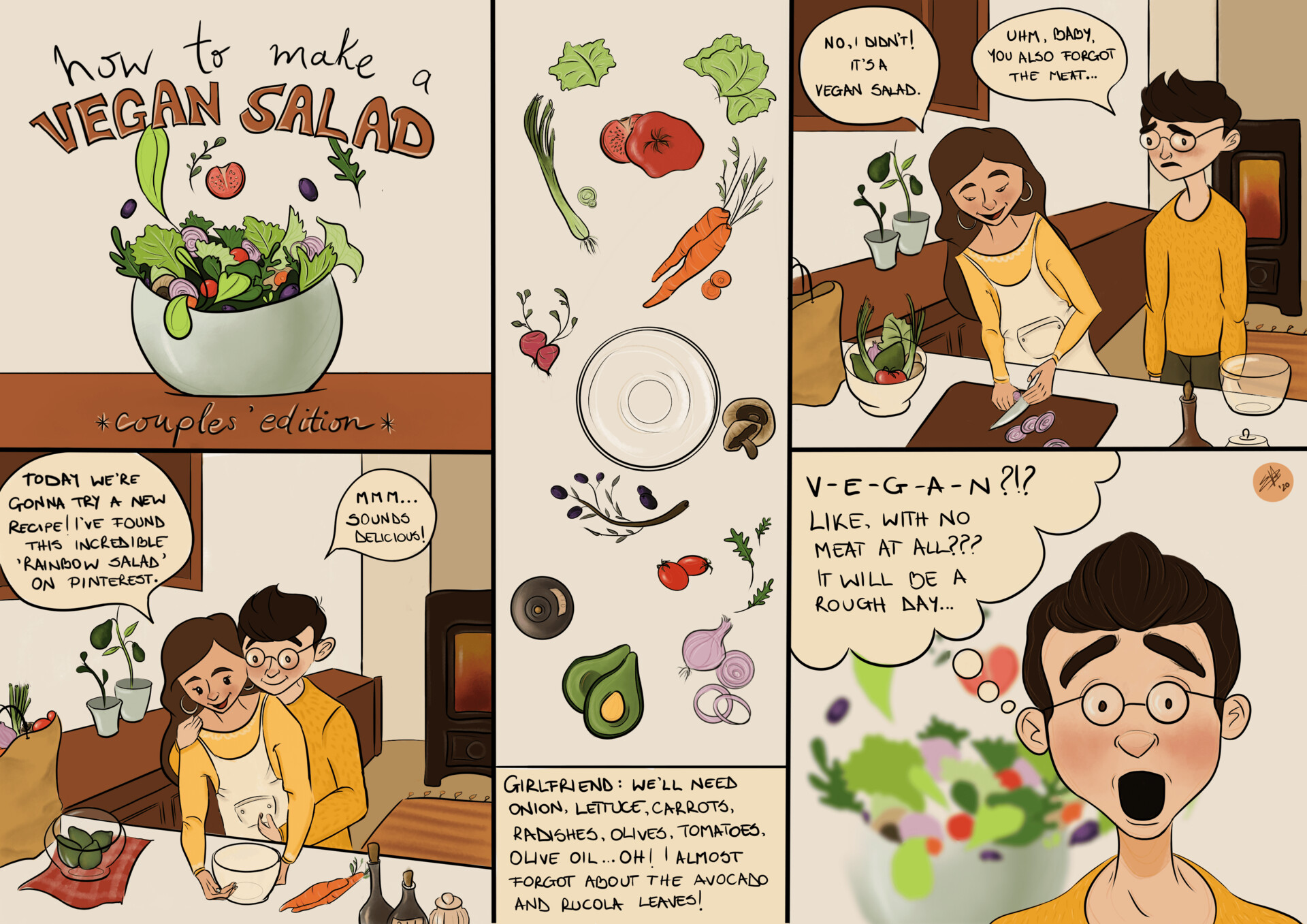 ArtStation - Rainbow Salad Comic