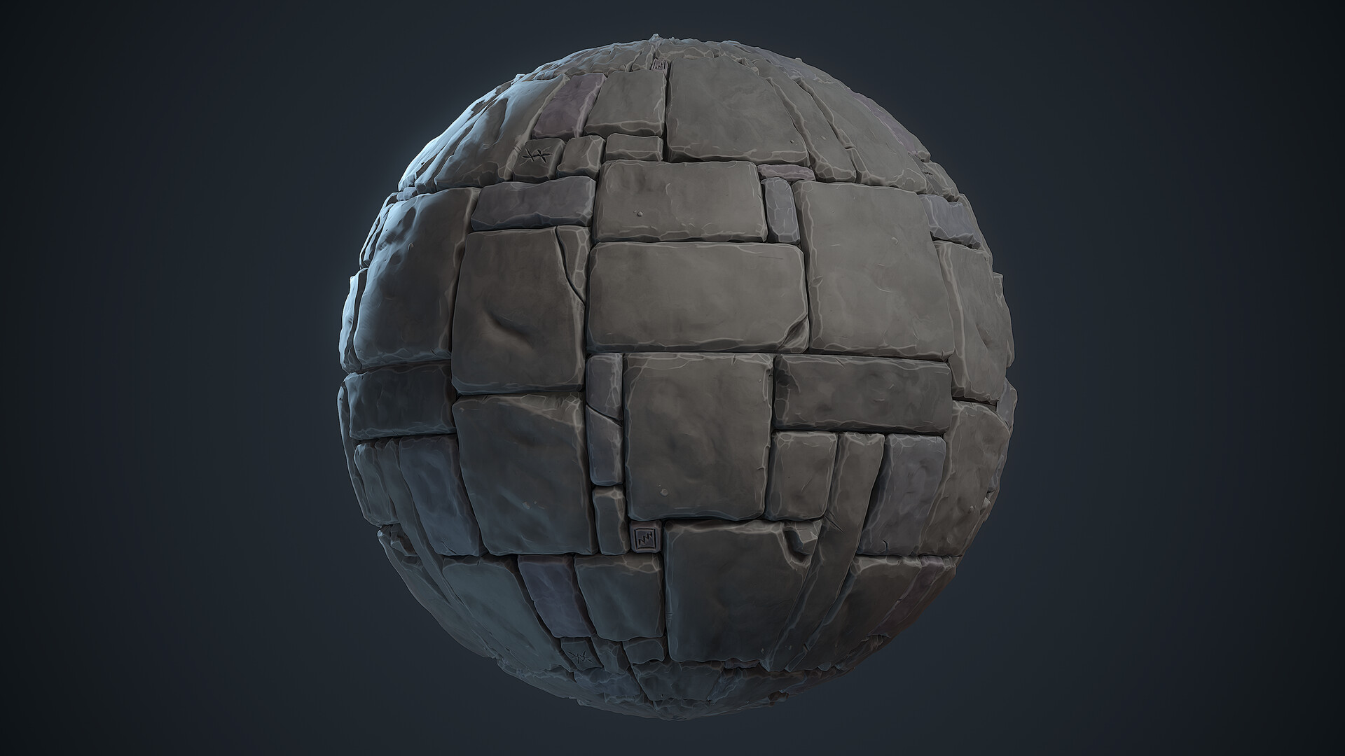 ArtStation - Stylised Stoneblock Floor Material