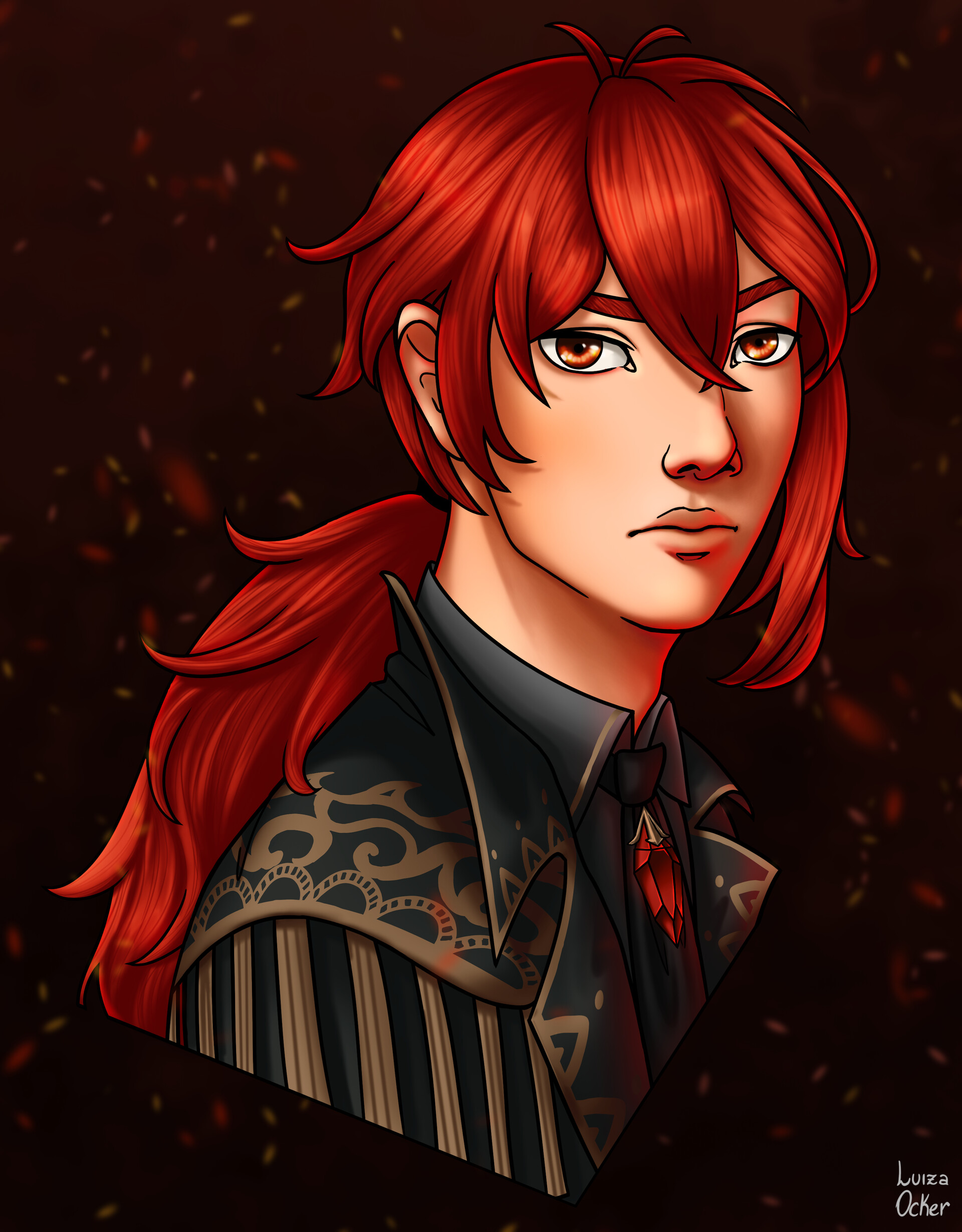 ArtStation - FanArt: Diluc