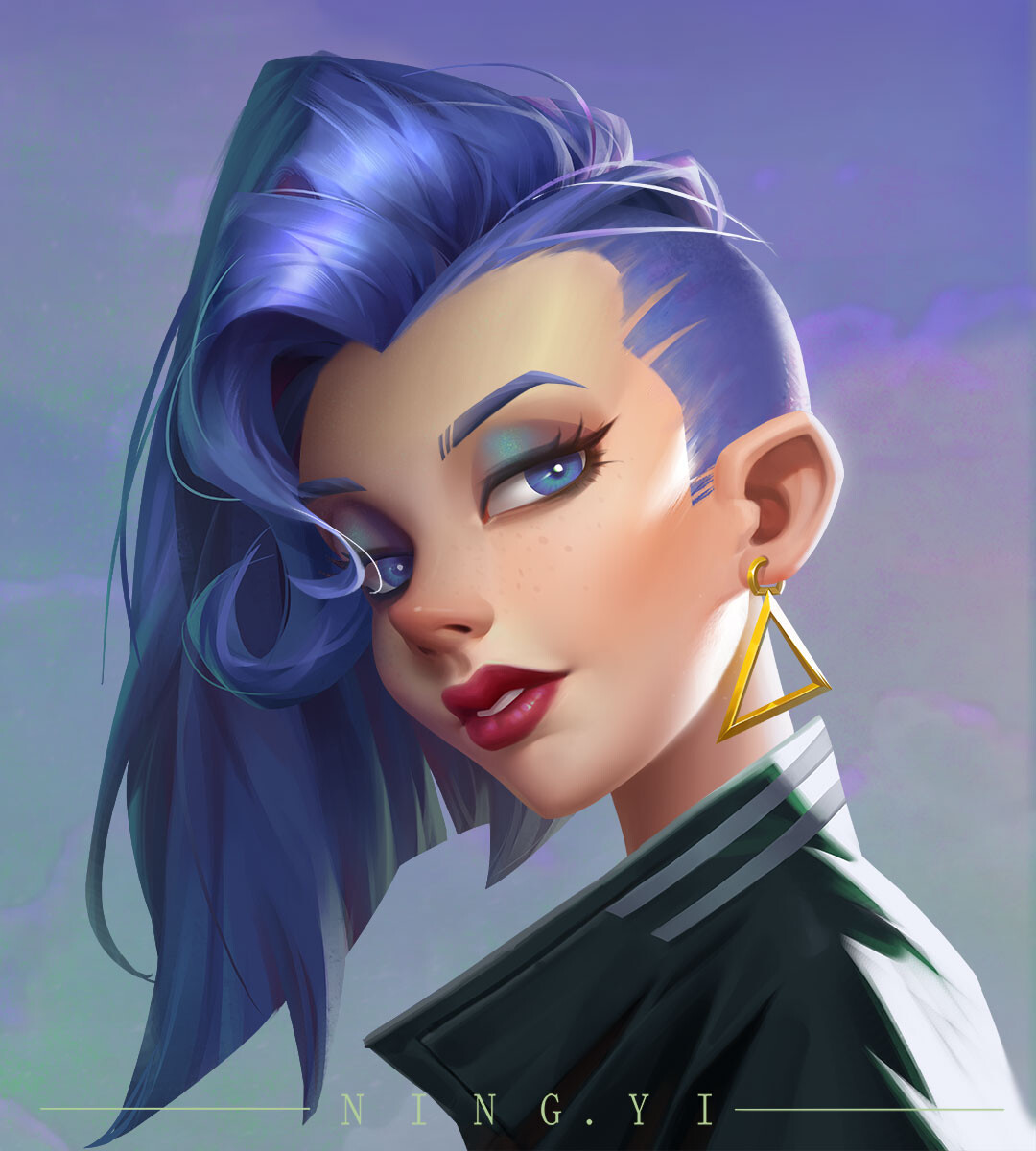 ArtStation - NING-YI-女练习稿