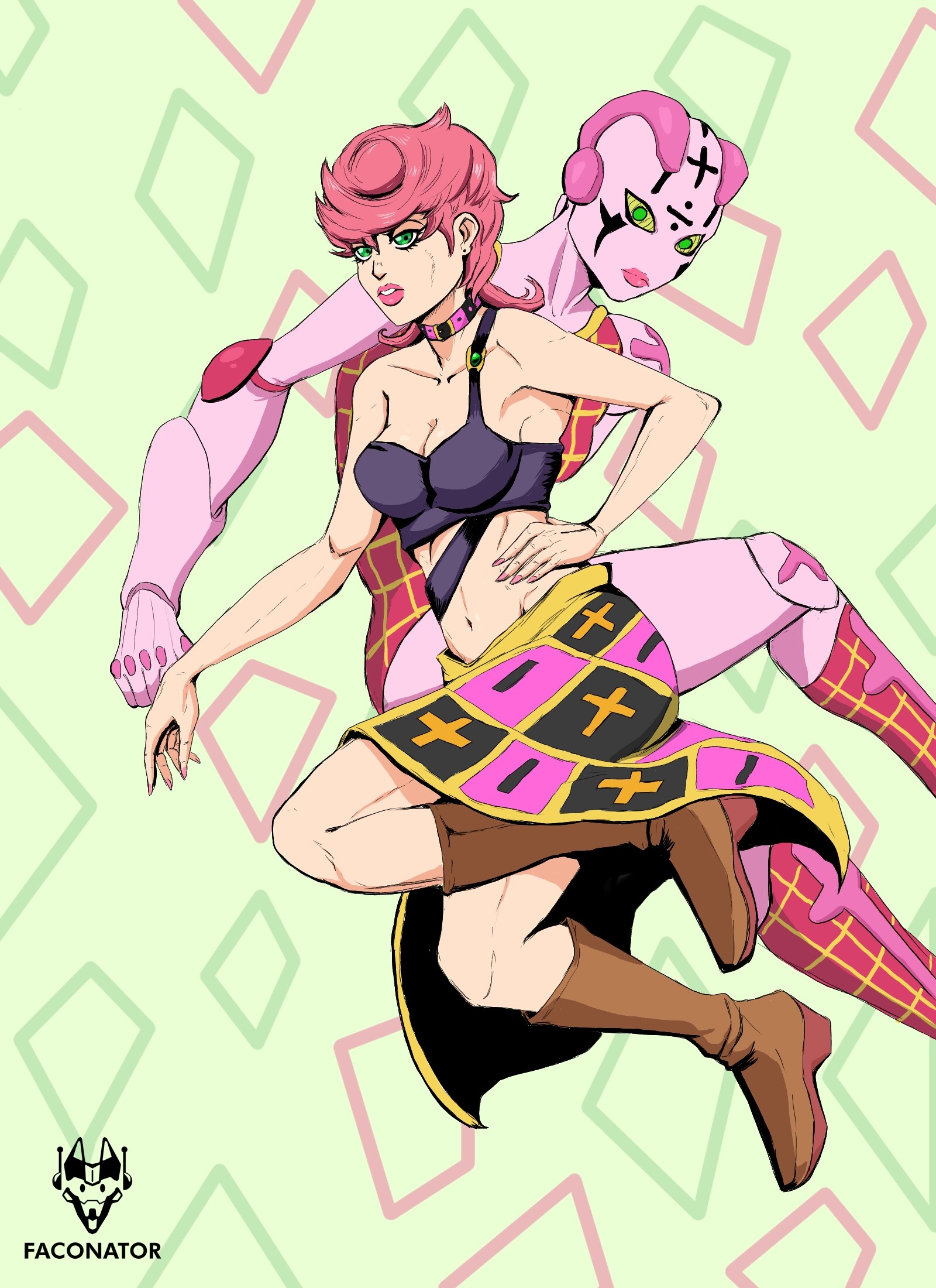 ArtStation - Trish Una from Jojo