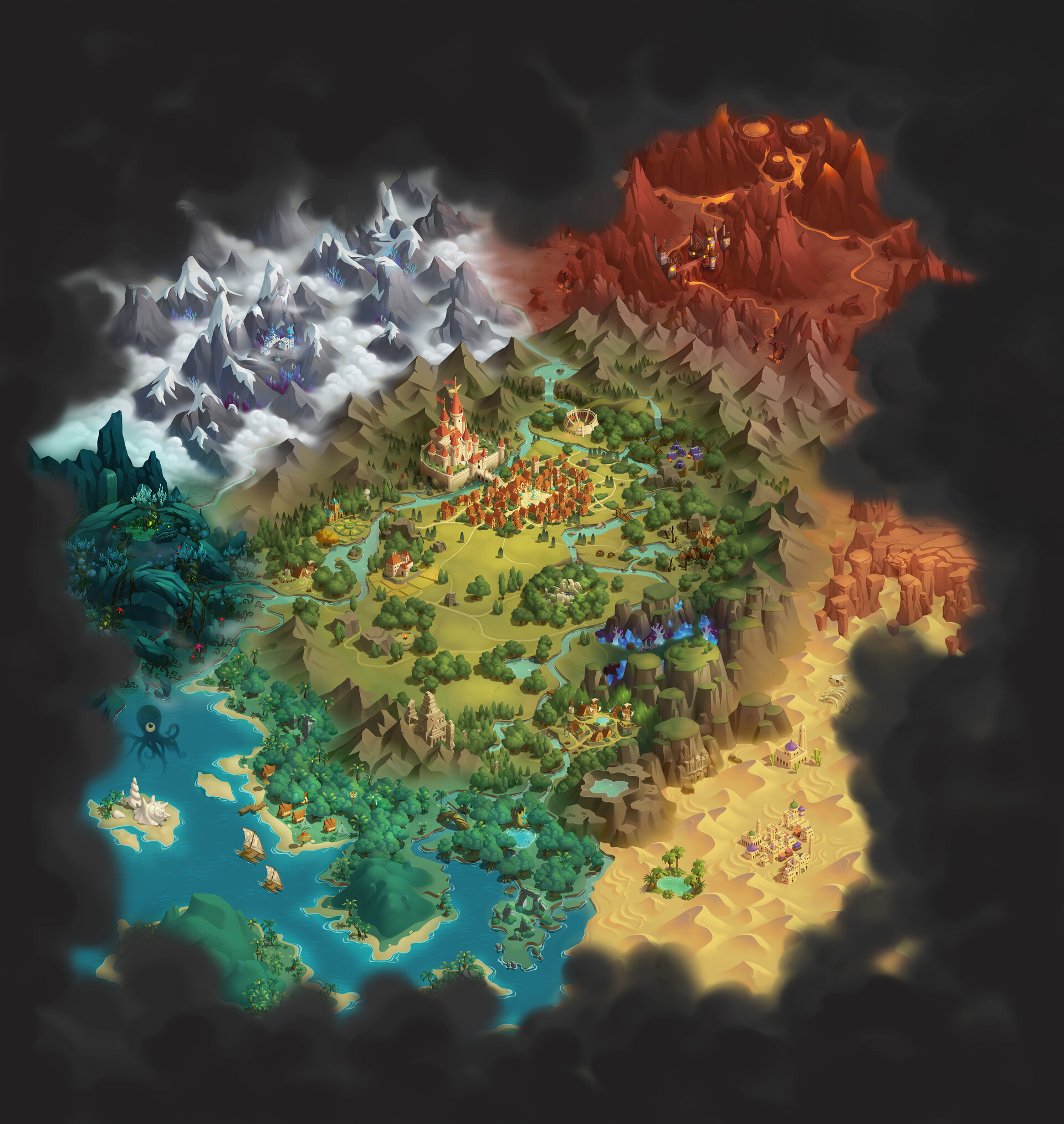 ArtStation - Scene map