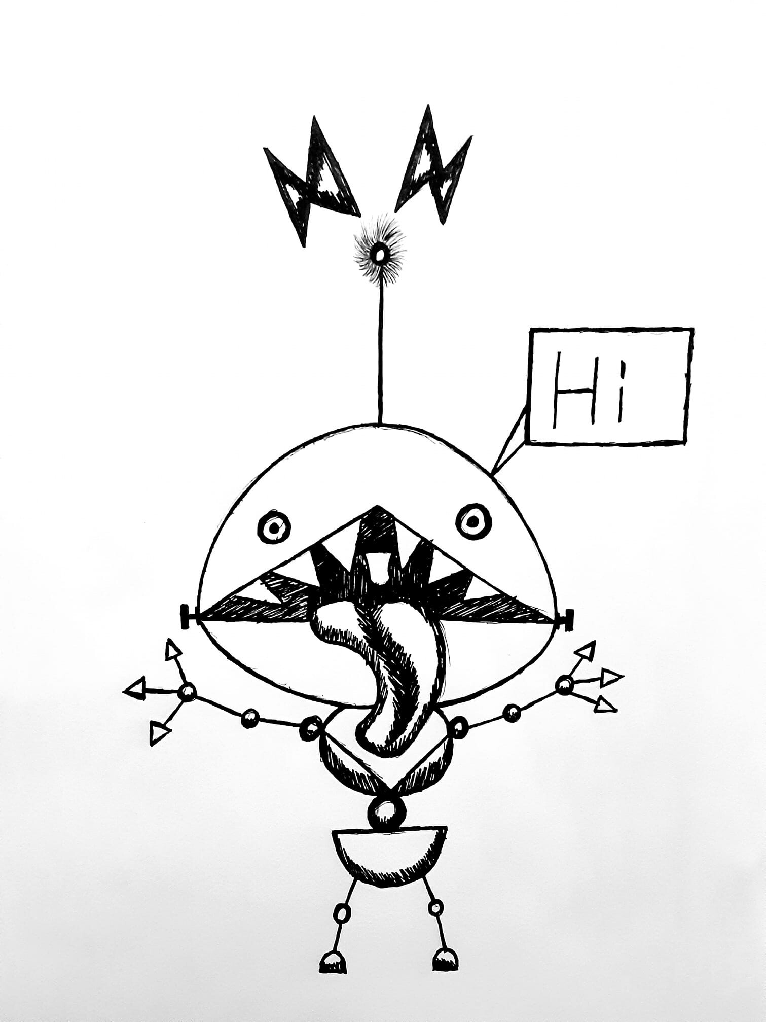 ArtStation - "Silly robot"