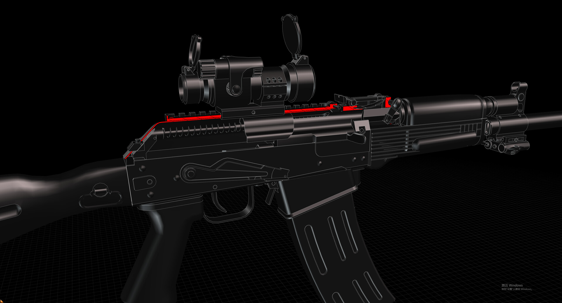 ArtStation - SAIGA-12 SHOTGUN