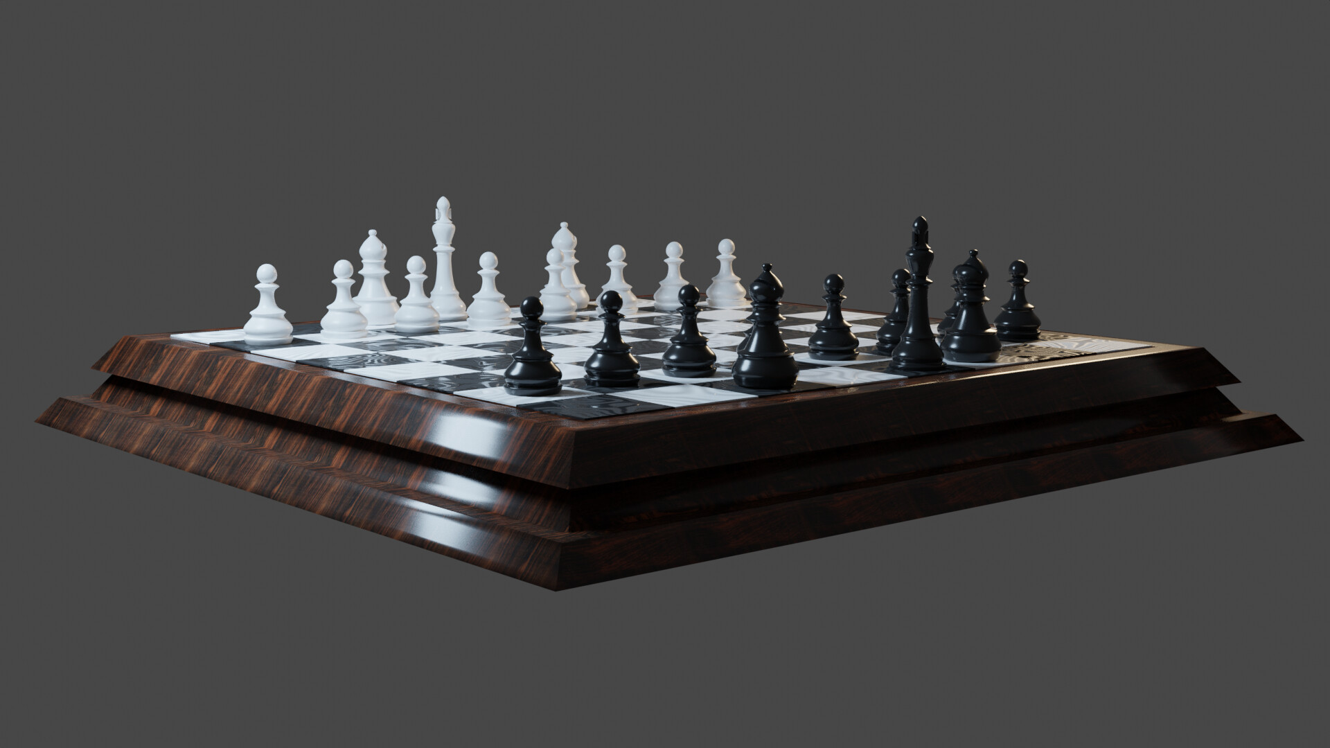 ArtStation - Chess square textures and Queen 15-March-2021
