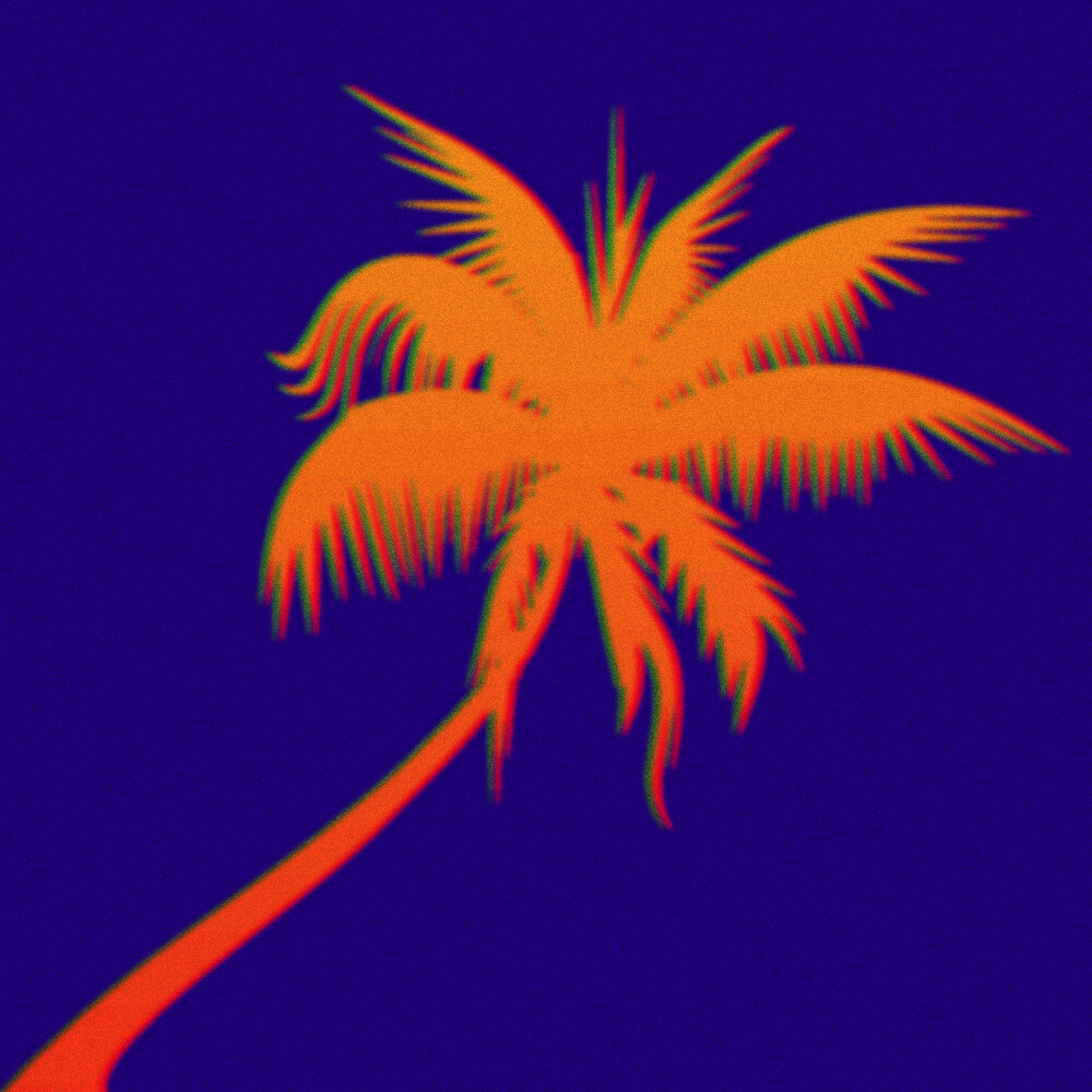 ArtStation - retro cover palm