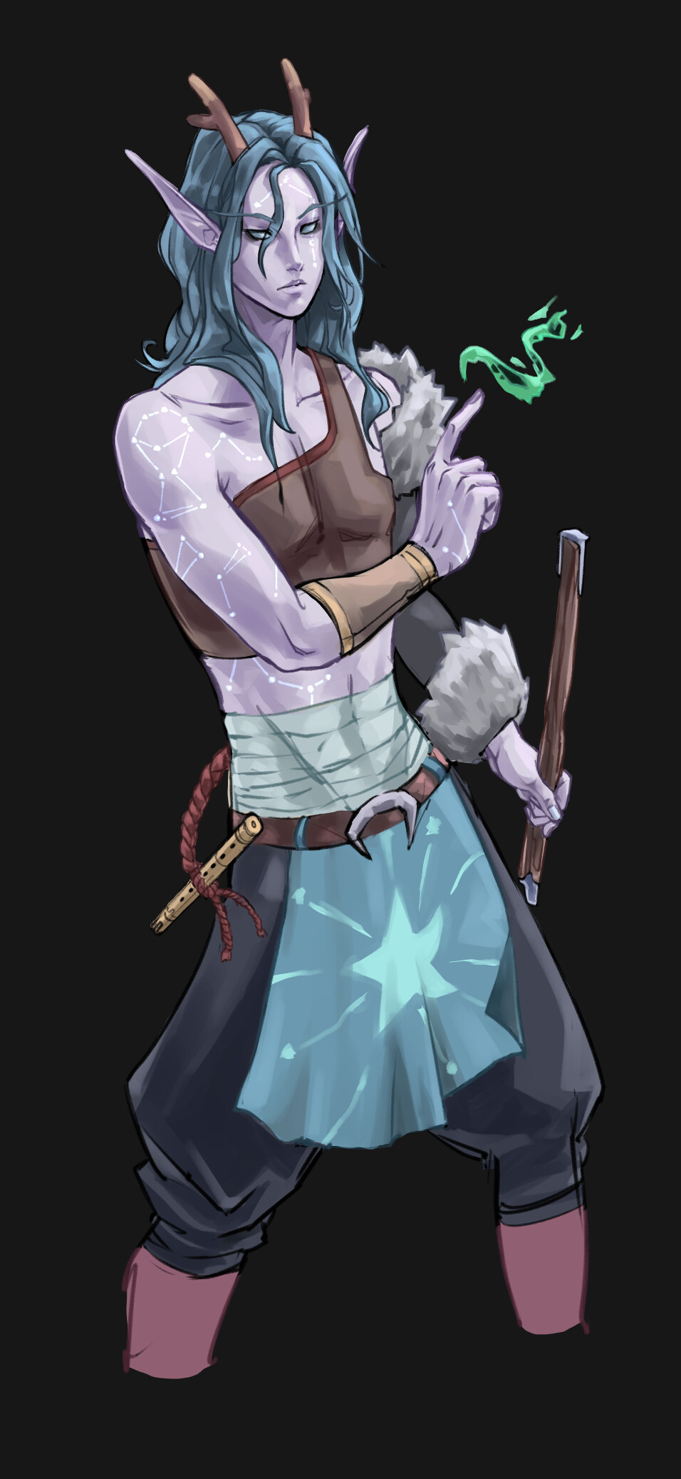 ArtStation - Druid Elf - Dnd art