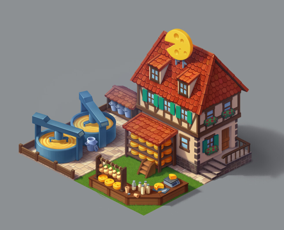 ArtStation - Cheese factory