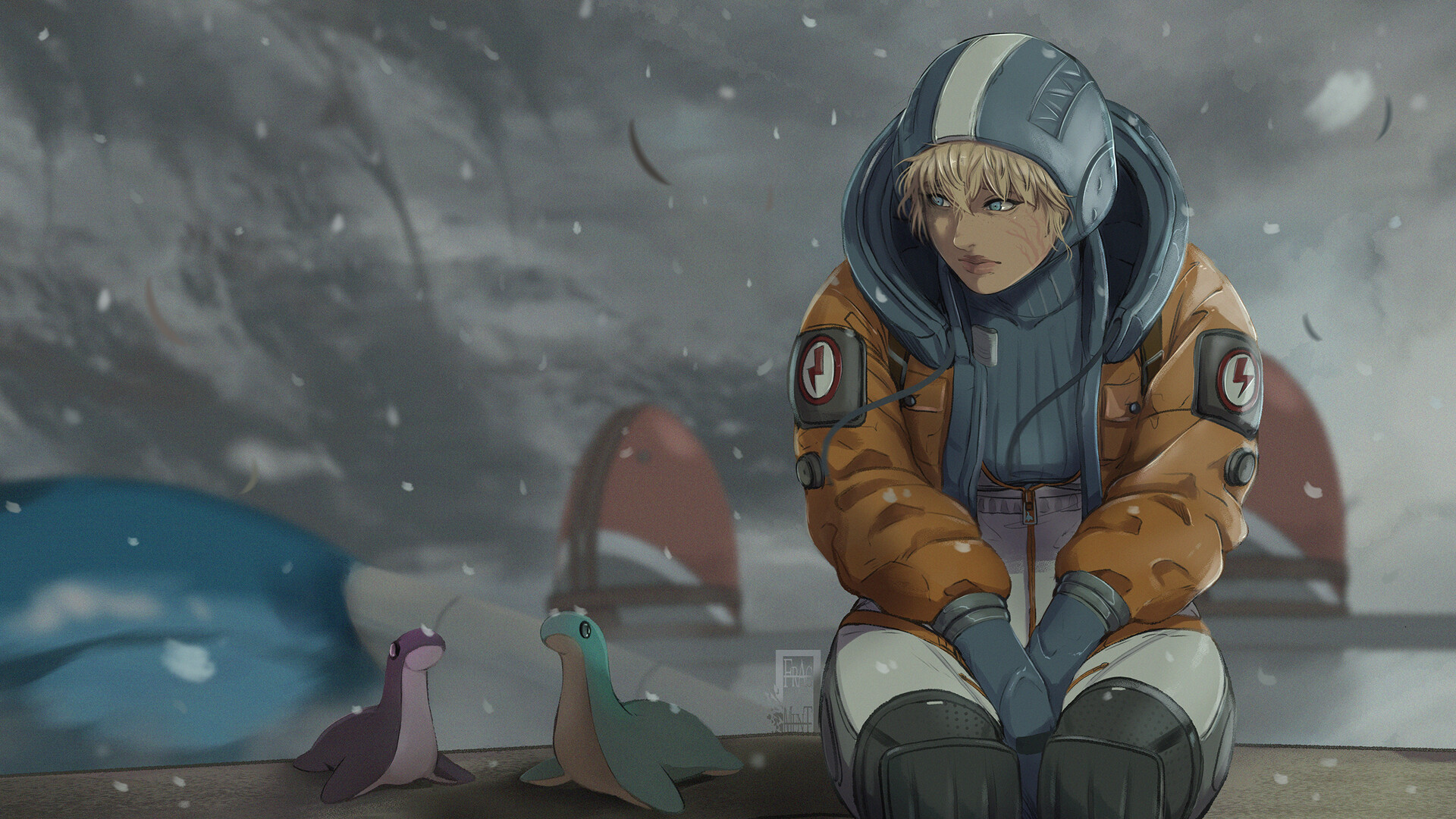 Apex Legends Wattson Fanart Urtopikapi On Artstation