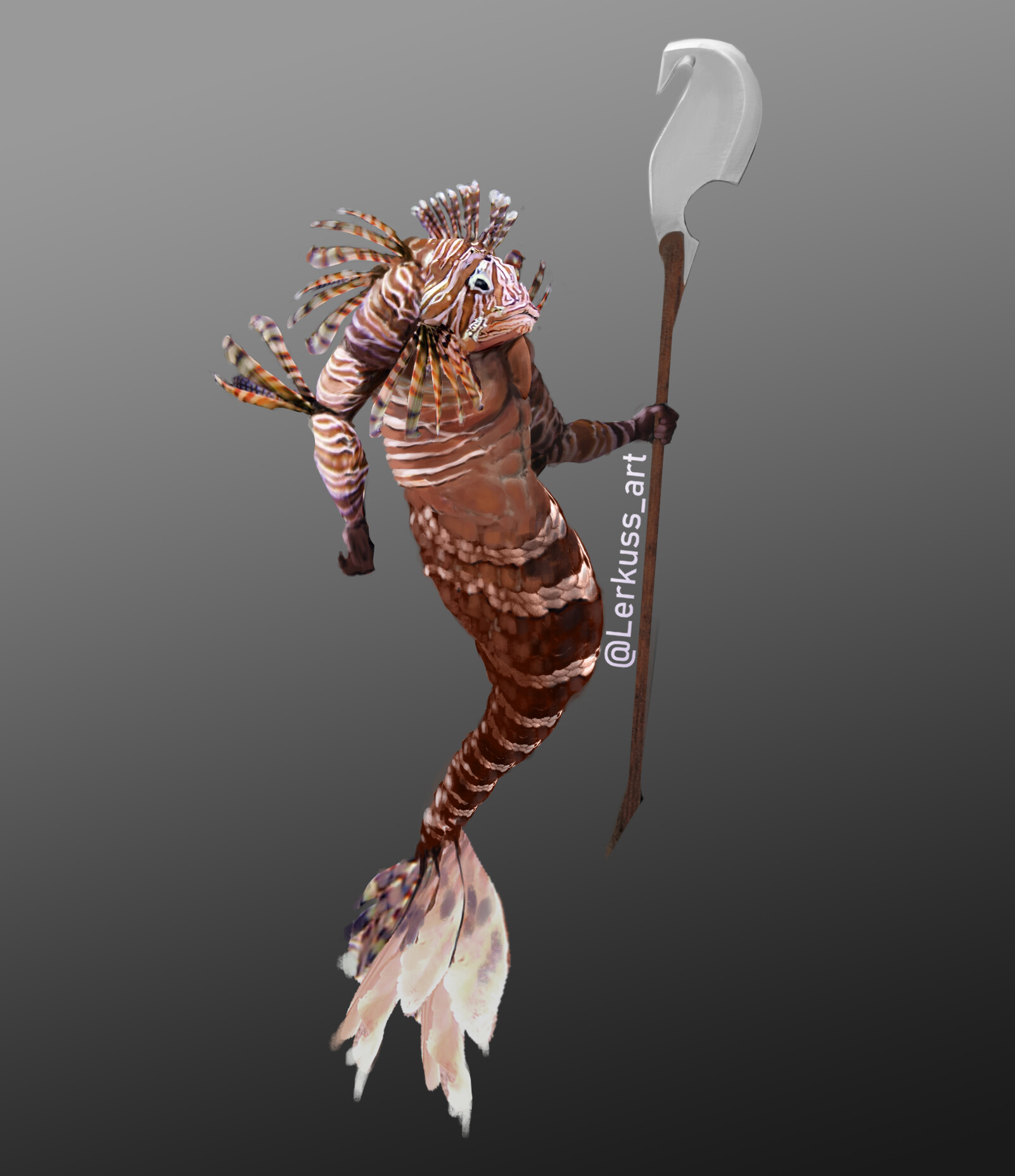 ArtStation - Lionfish Warrior