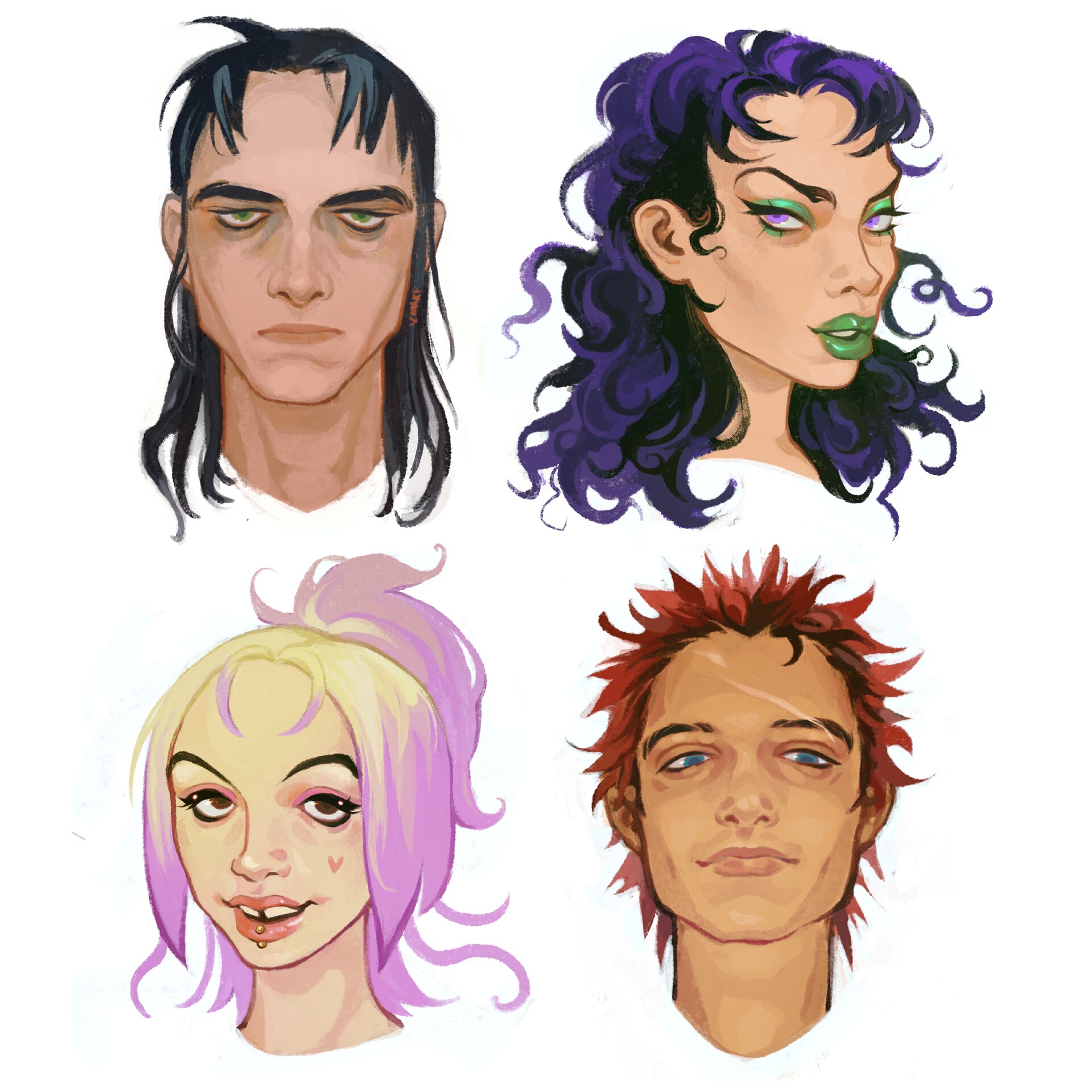 ArtStation - Character head design