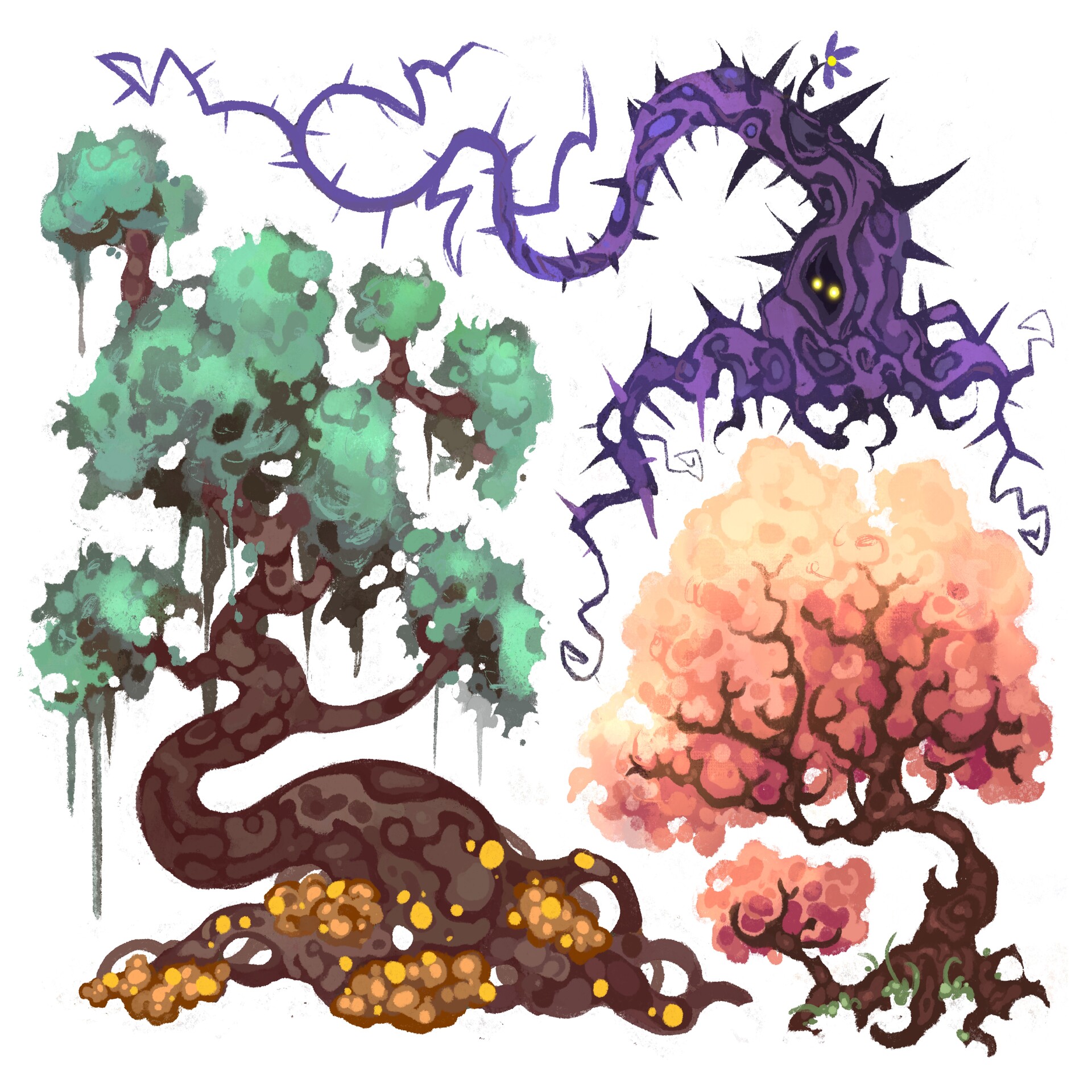 ArtStation - Vegetation design