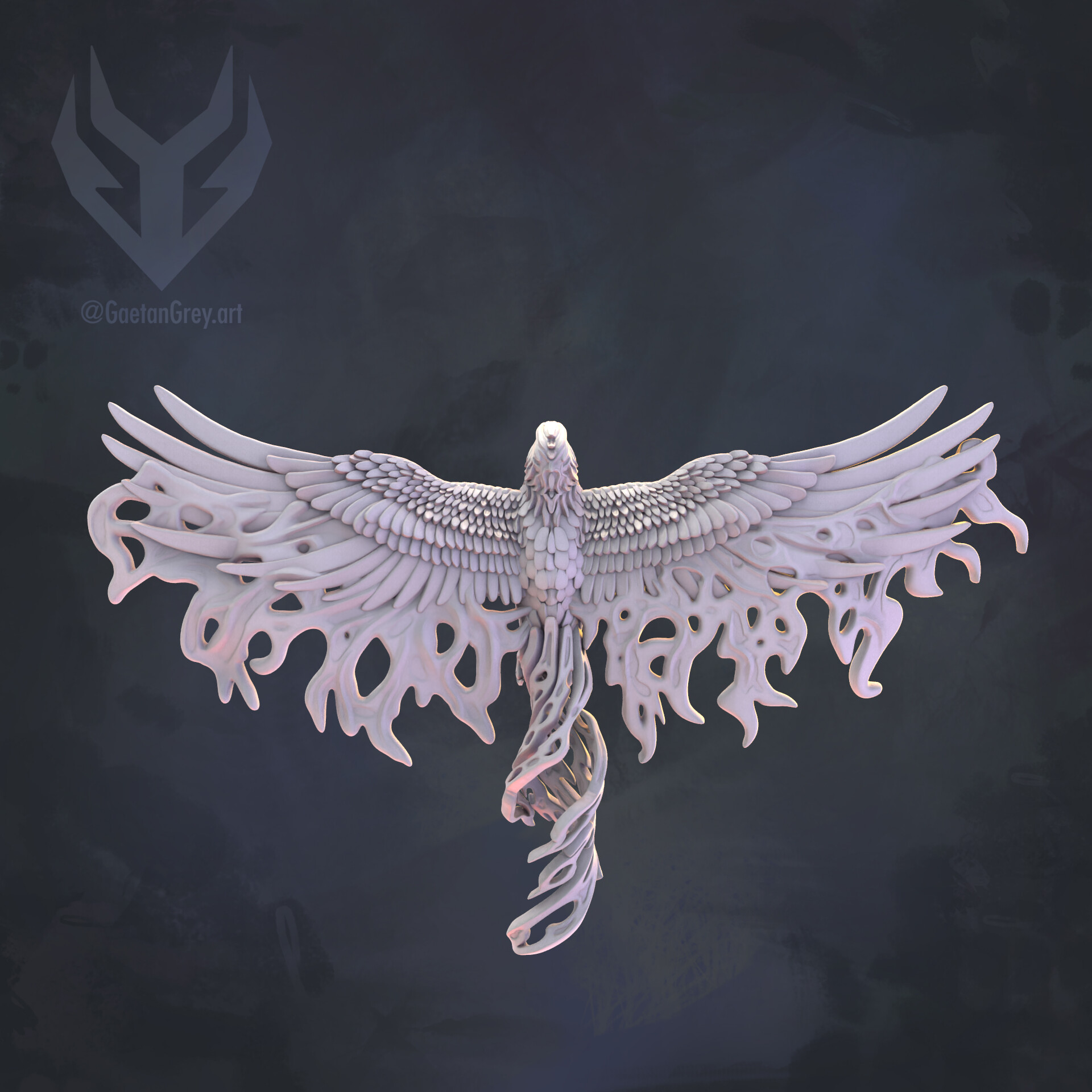 ArtStation - Pheonix - Soaring Pose - miniature
