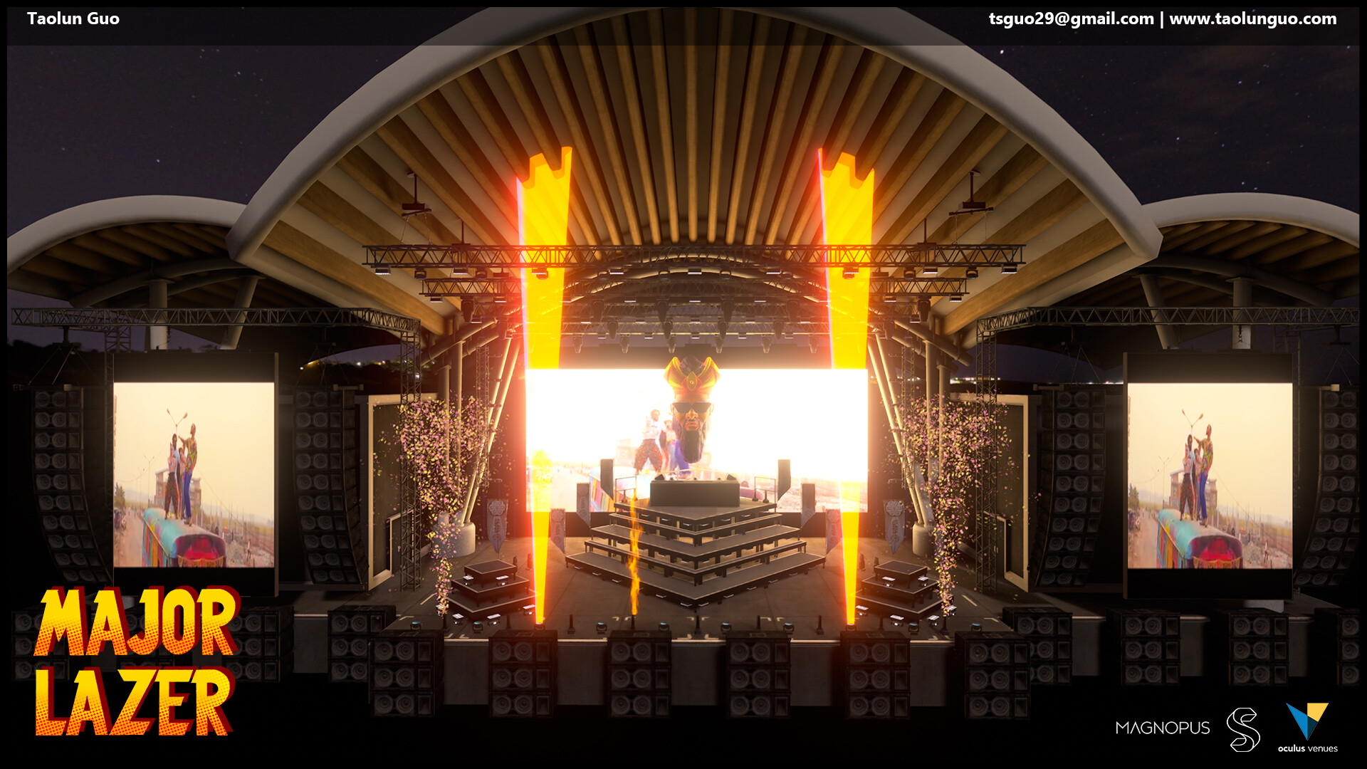 Taolun Guo - Oculus Venues: Steve Aoki & Major Lazer VR Concerts