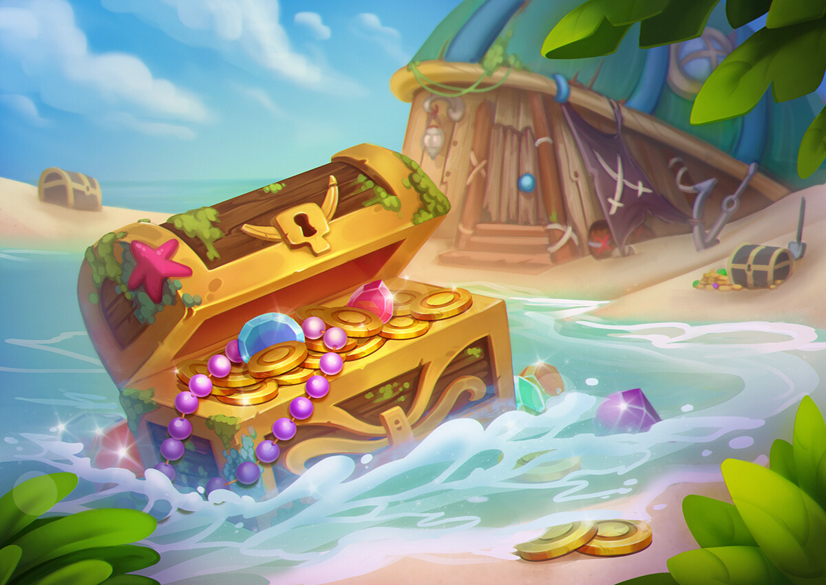 ArtStation - Pirate Treasures