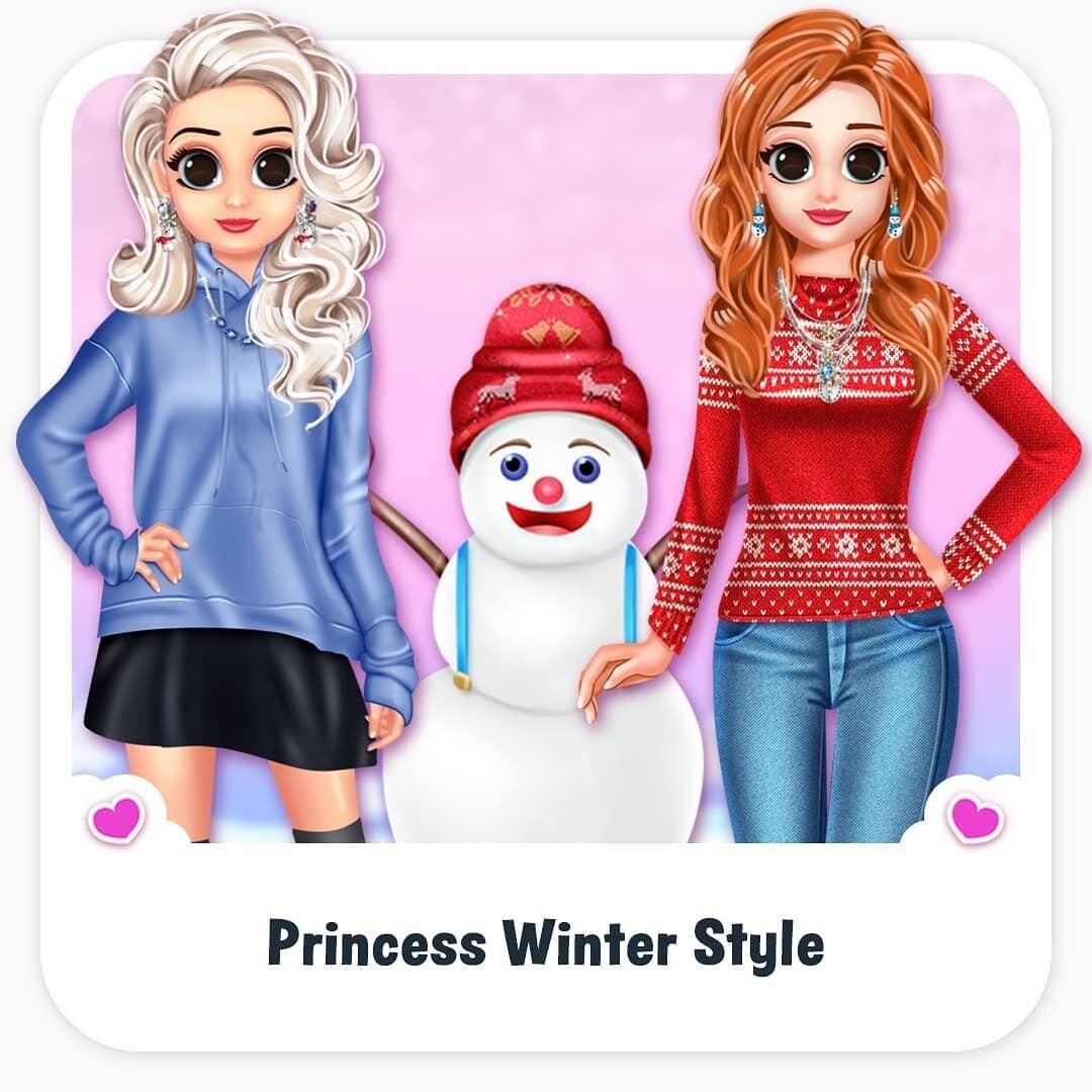 Cutedressup games - Princess Winter Style