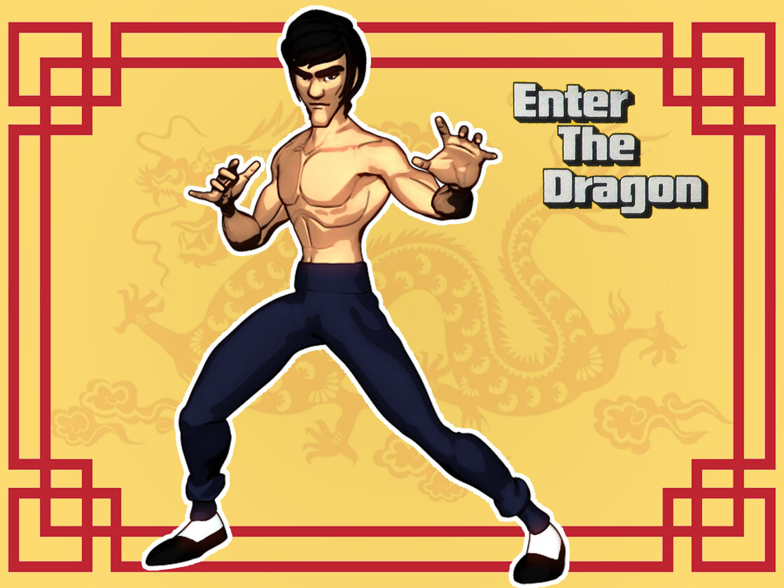 animation bruce lee
