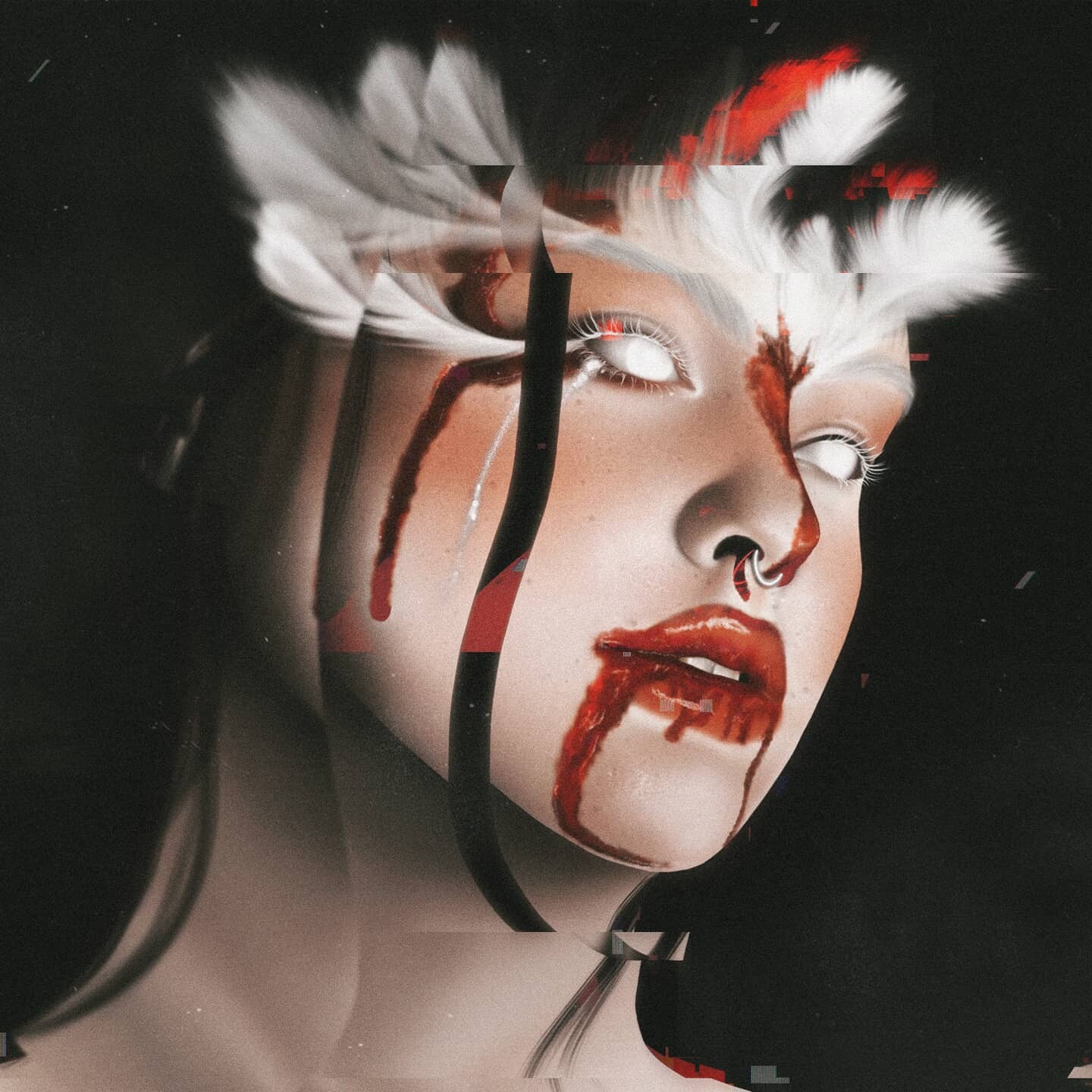 ArtStation - Girl with Feathers