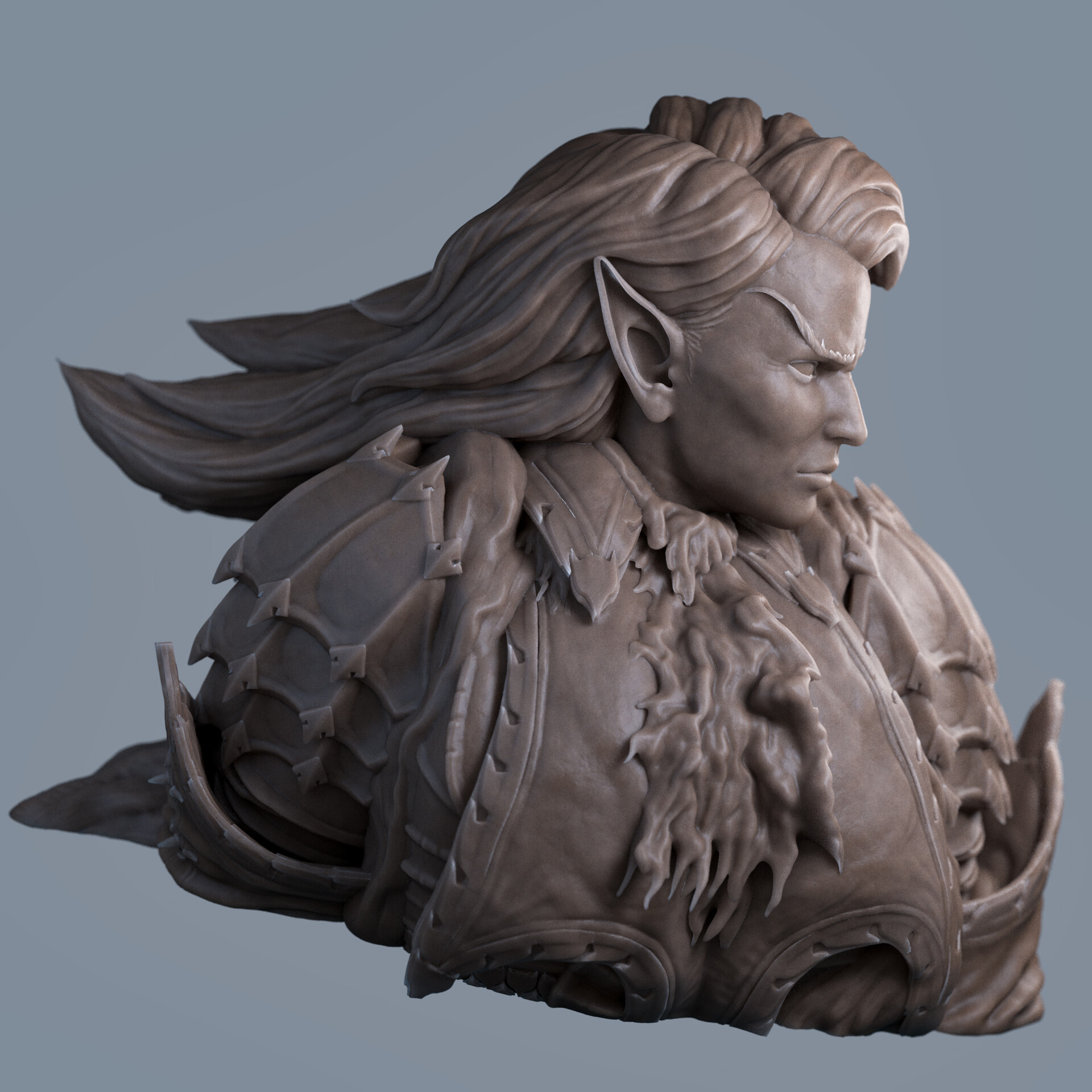 ArtStation - Dark Elf WIP