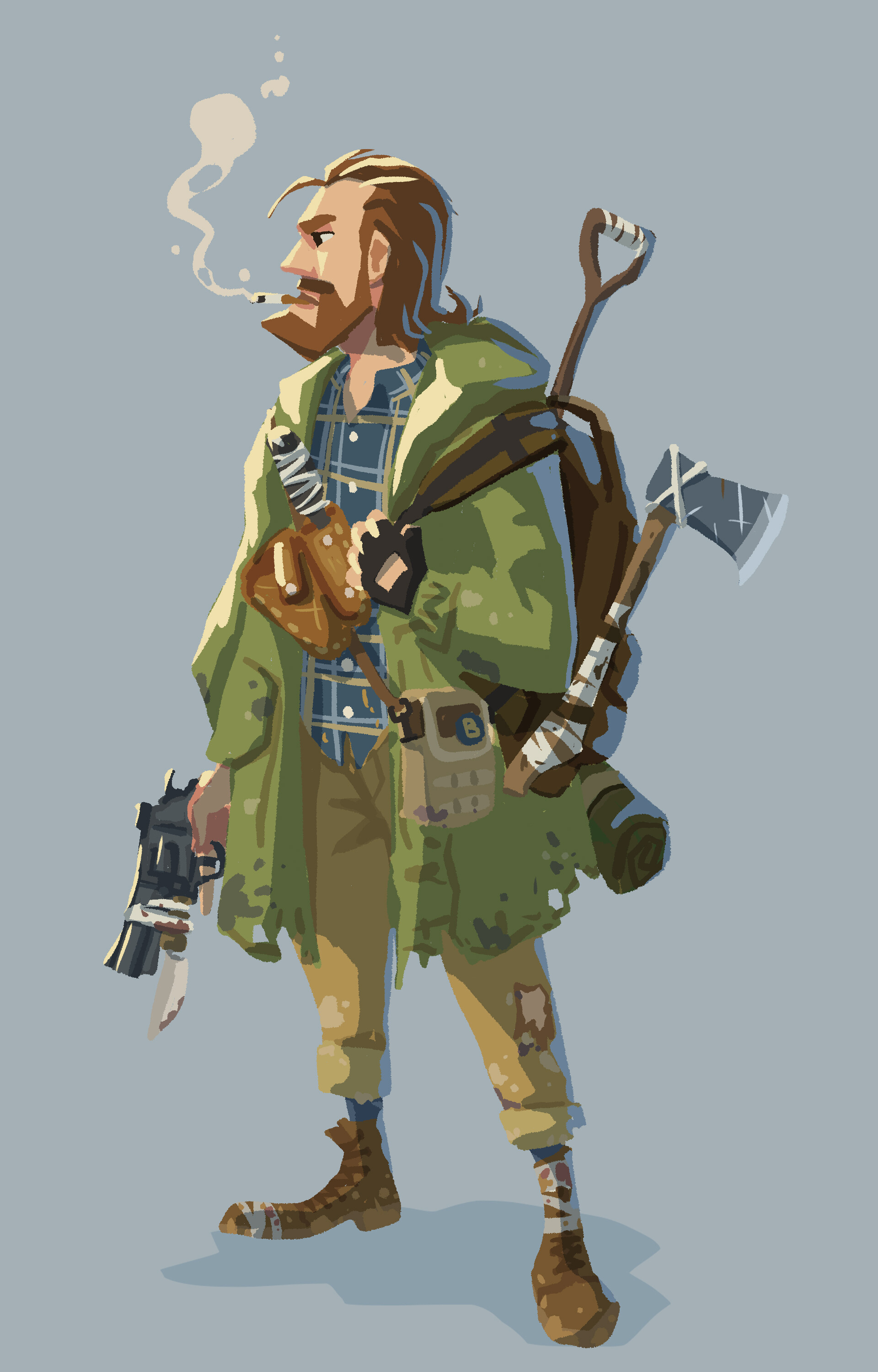 wang dada - post apocalyptic character design