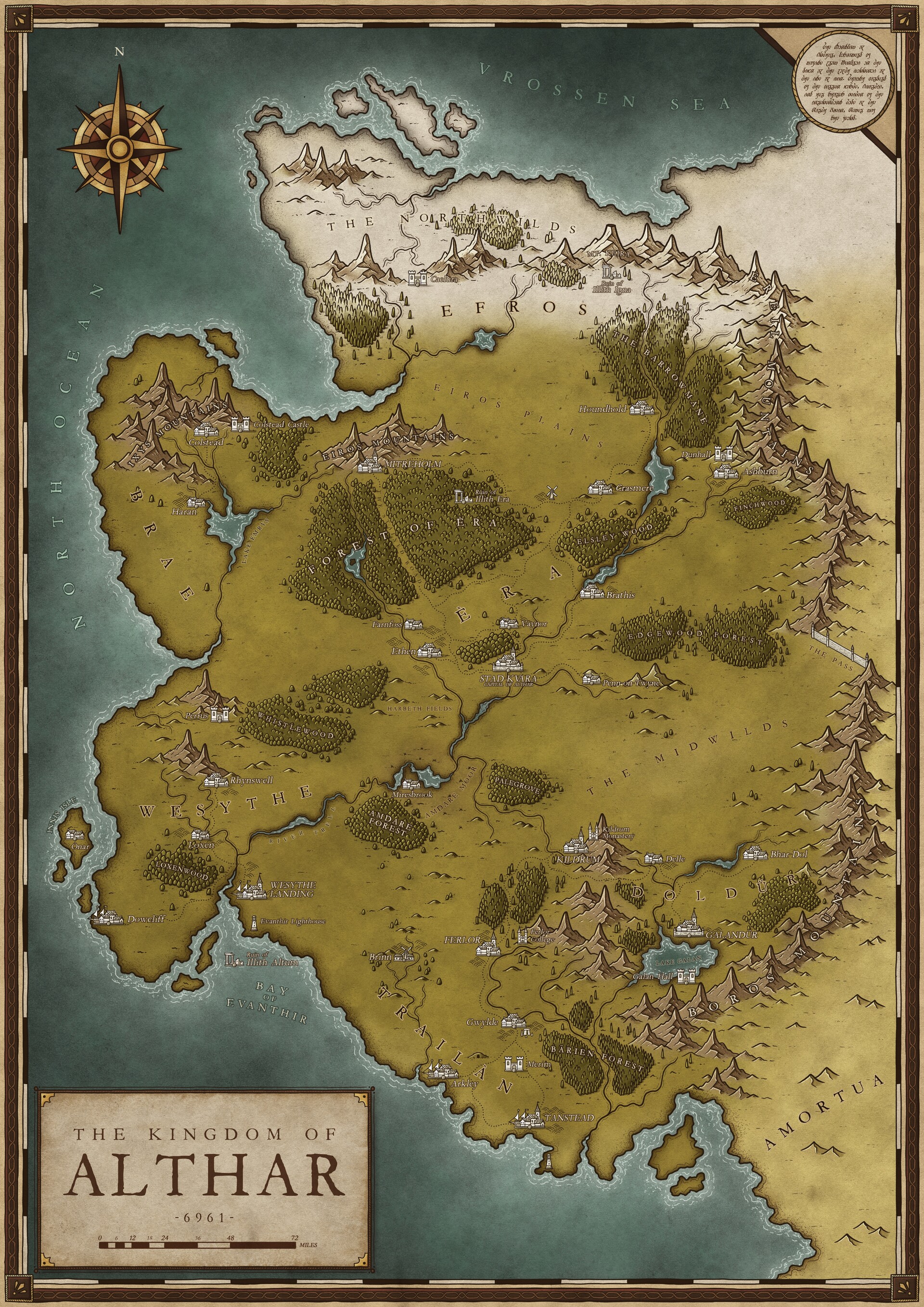 ArtStation - Map of Althar