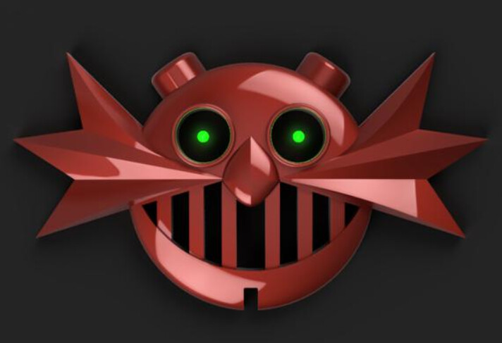 ArtStation - Dr Eggman Modern Logo, redesigned and in 3d