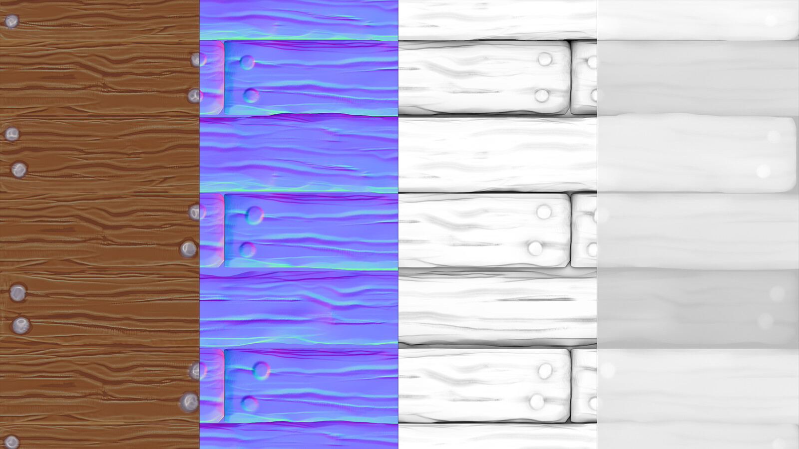 Matthew Syrett - Stylized Wood Planks