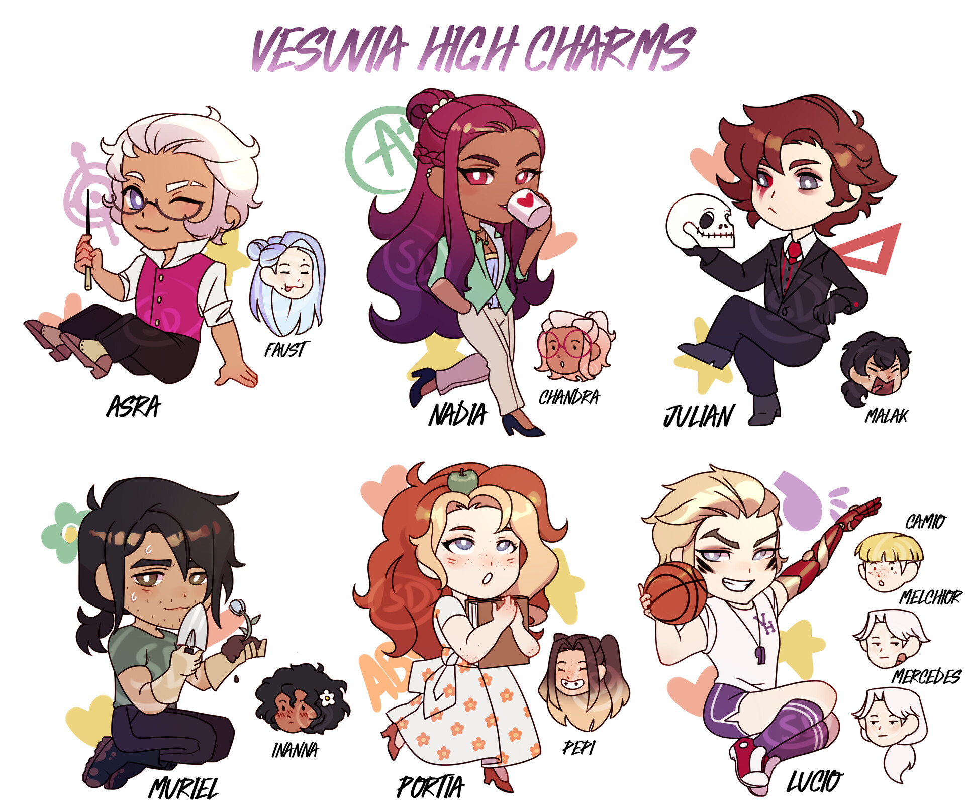 Sophia Askar - Vesuvia High - The Arcana AU