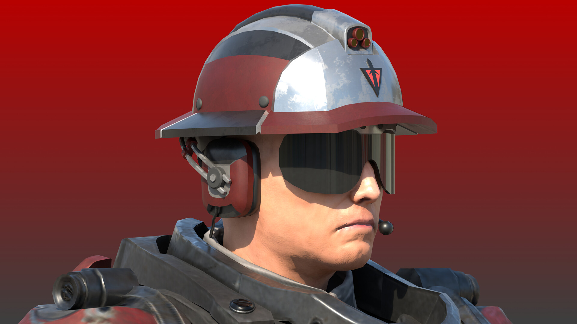 G1NGERBOY - Planetside 2 - TR-115 Construction Helmet