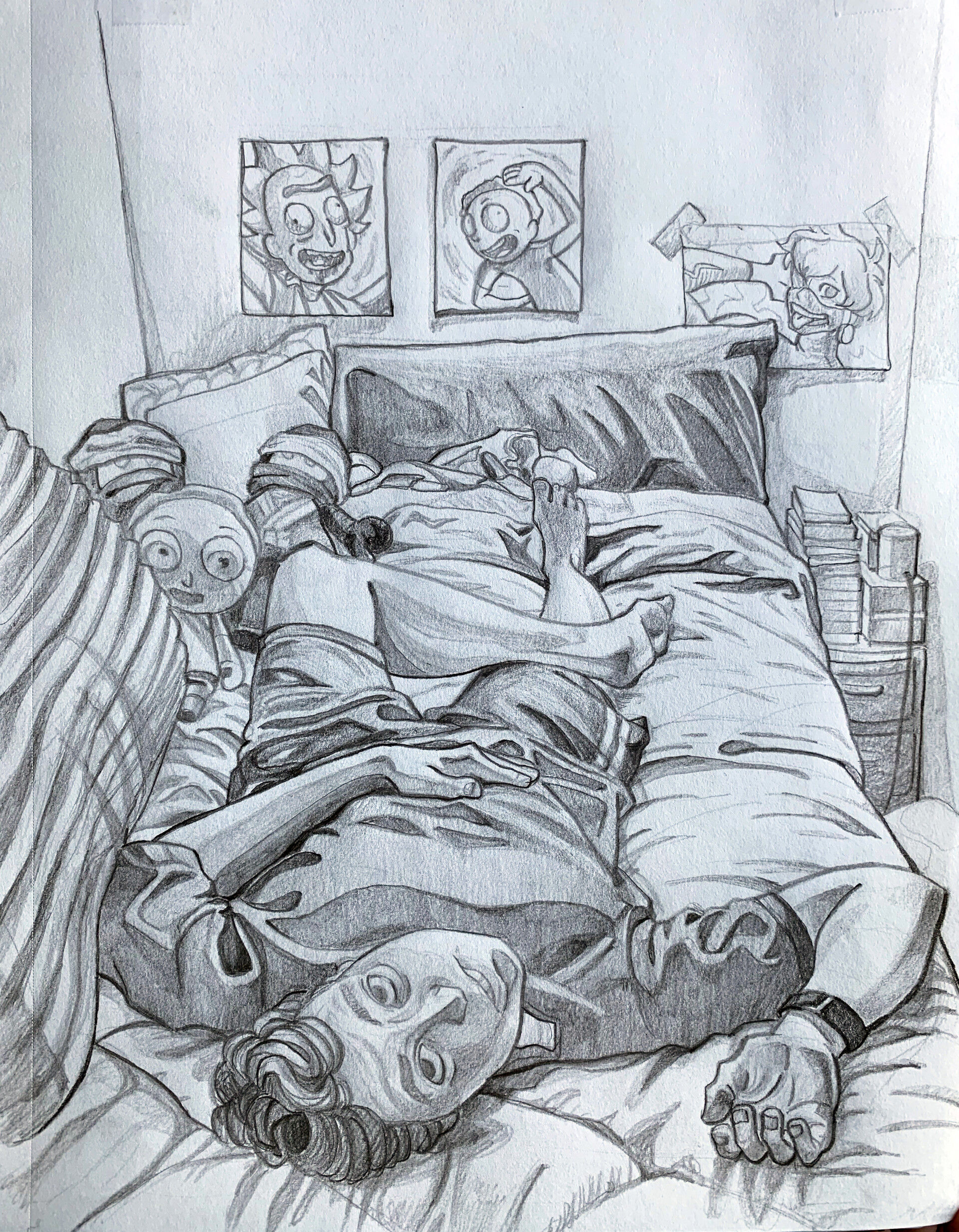 Self Portrait Foreshortened