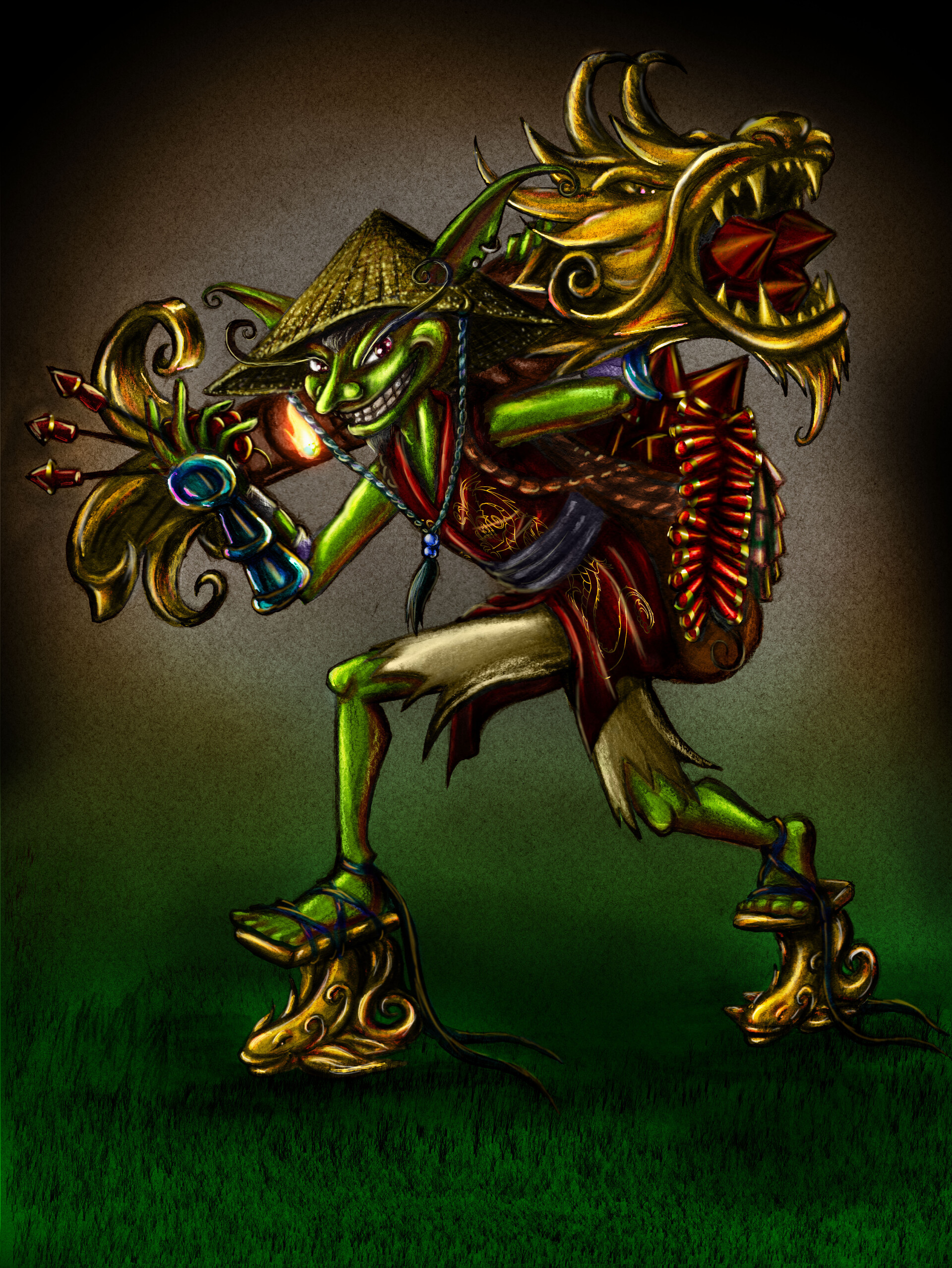 ArtStation - Fireworks Bomber Goblin