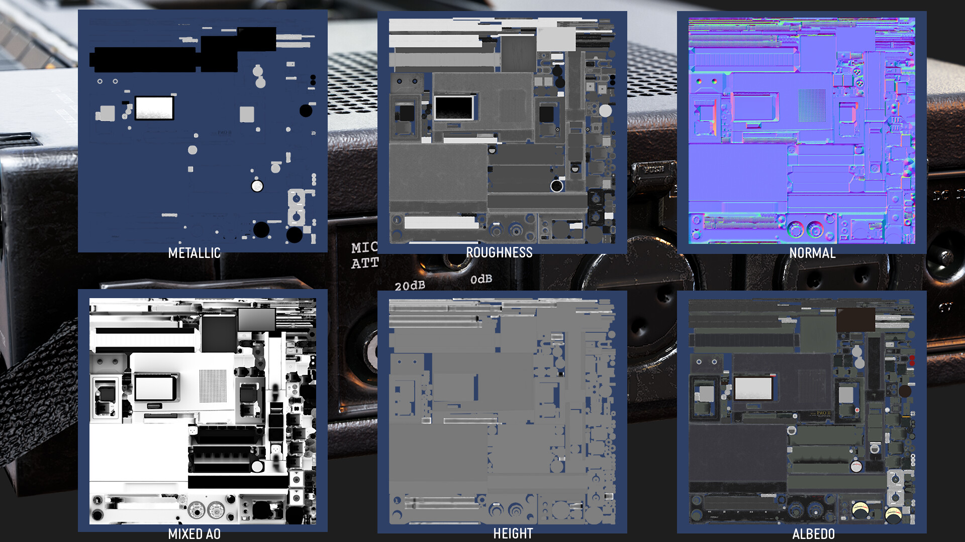 Jack Goodman's 3D Portfolio - Game Ready Hero Prop, Worn Cassette Player