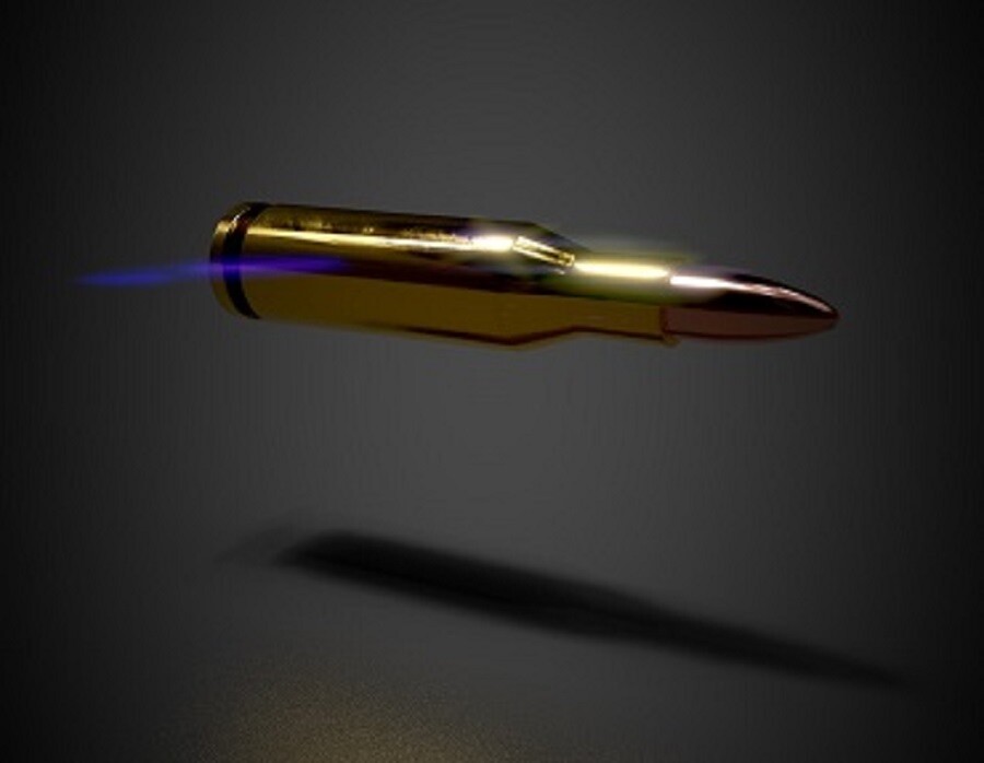 ArtStation - Bullet 7.62 mm