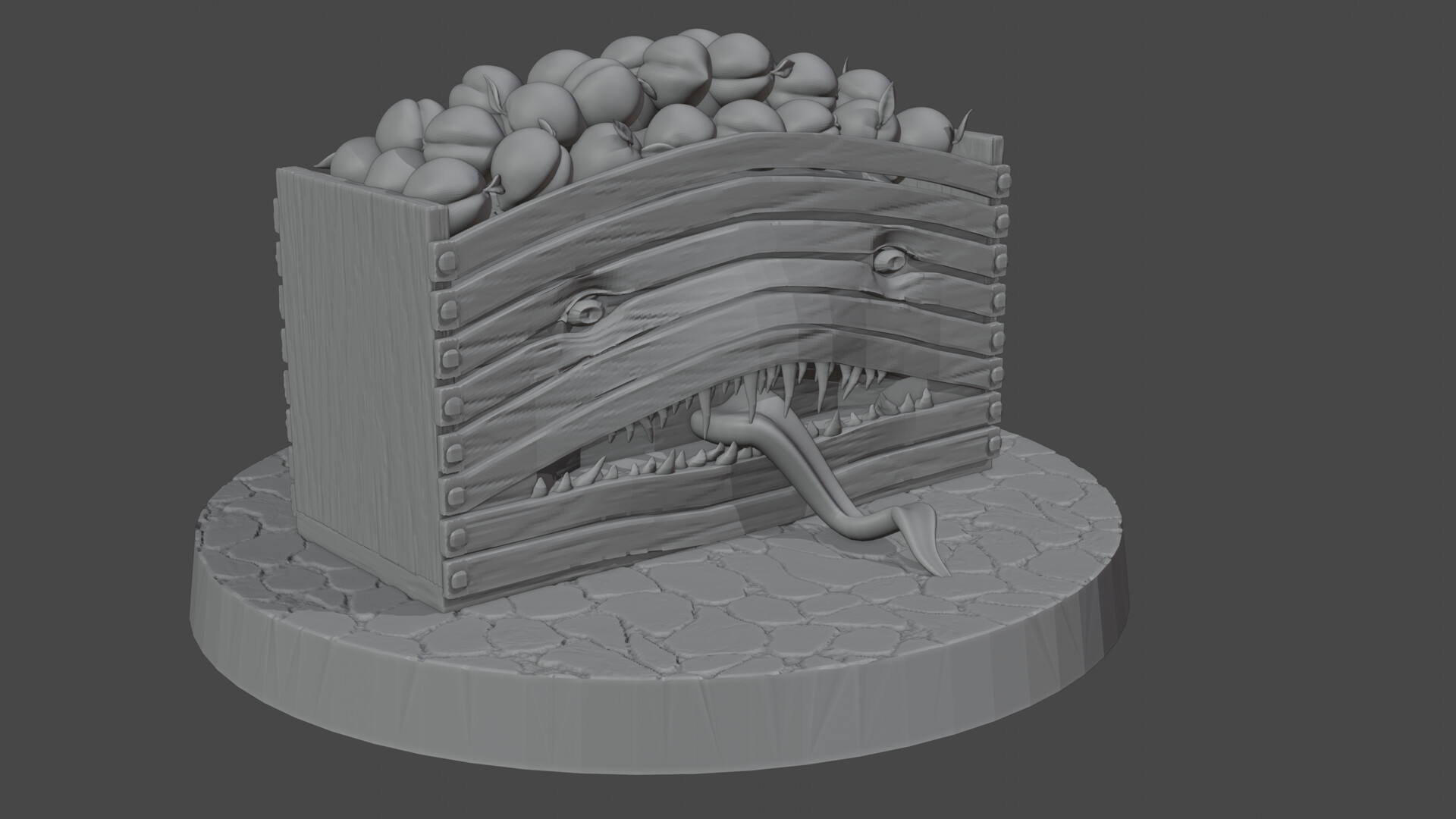ArtStation - Mimic - Peach Crate
