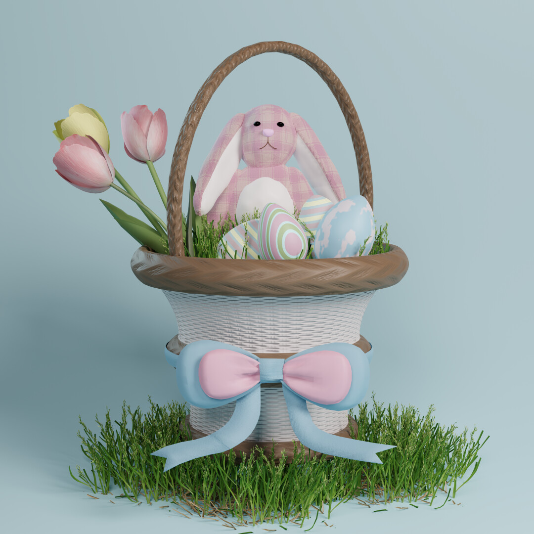 ArtStation - Easter Basket