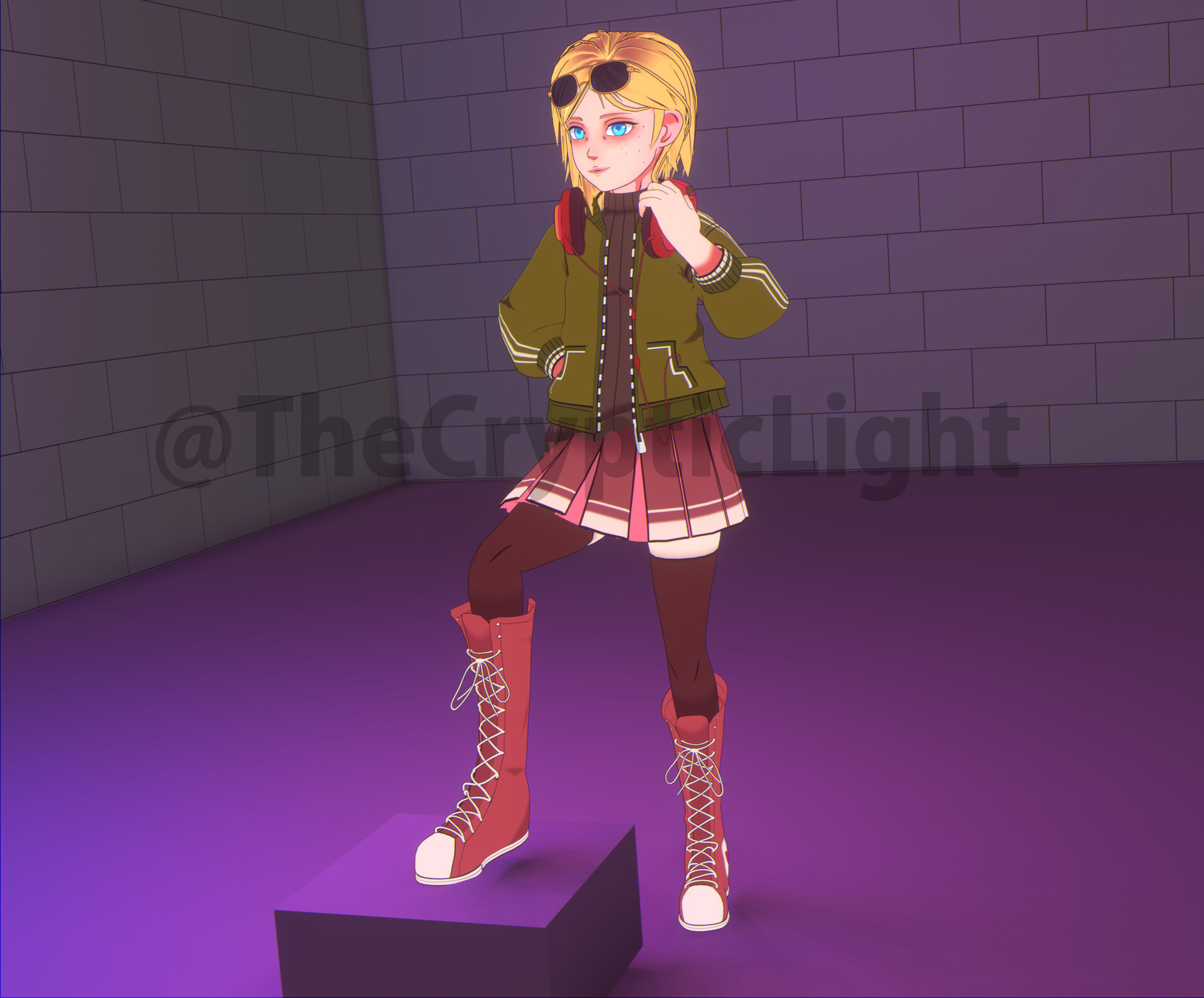 ArtStation - Model for Moxie (Commission)