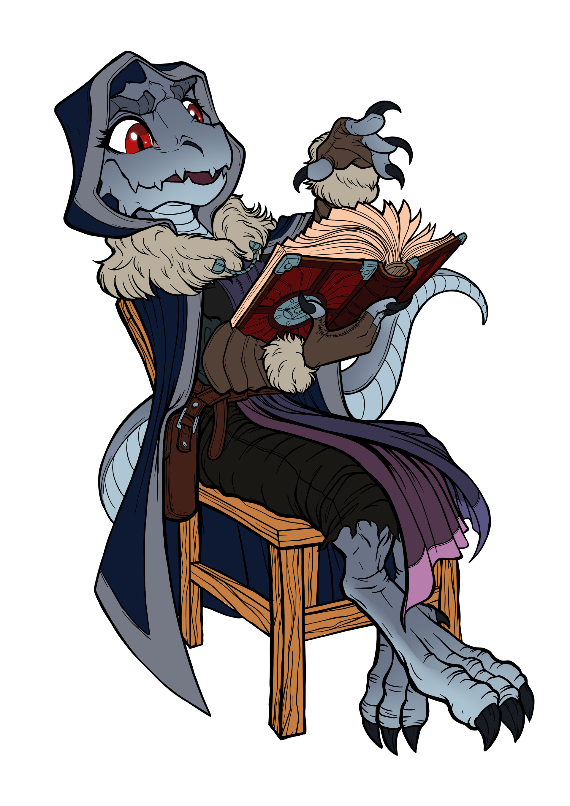 Jonathan Viragine - Commission D&D Character - Shaded - Female - kobold ...