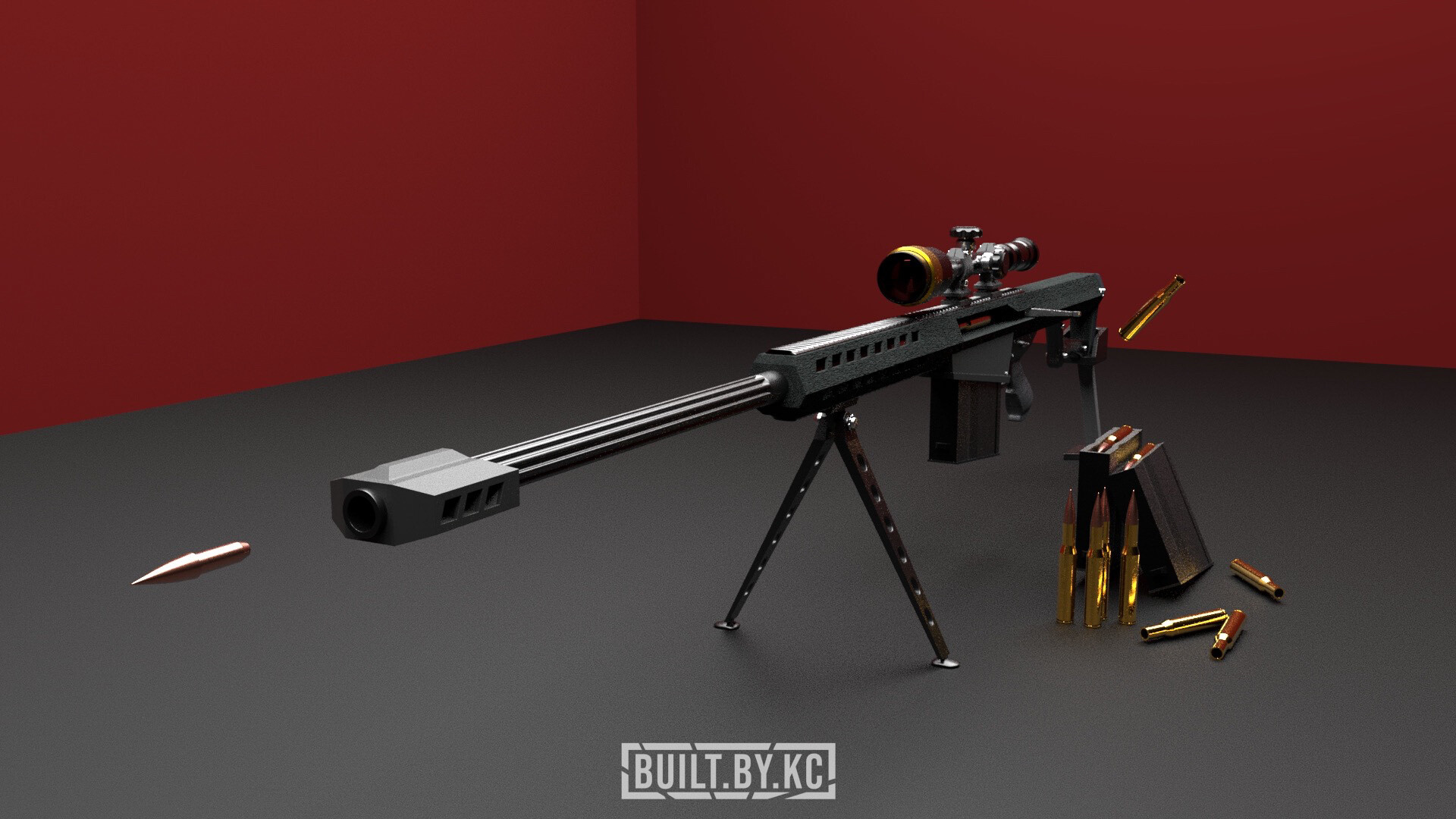 ArtStation - M82 Sniper Custom